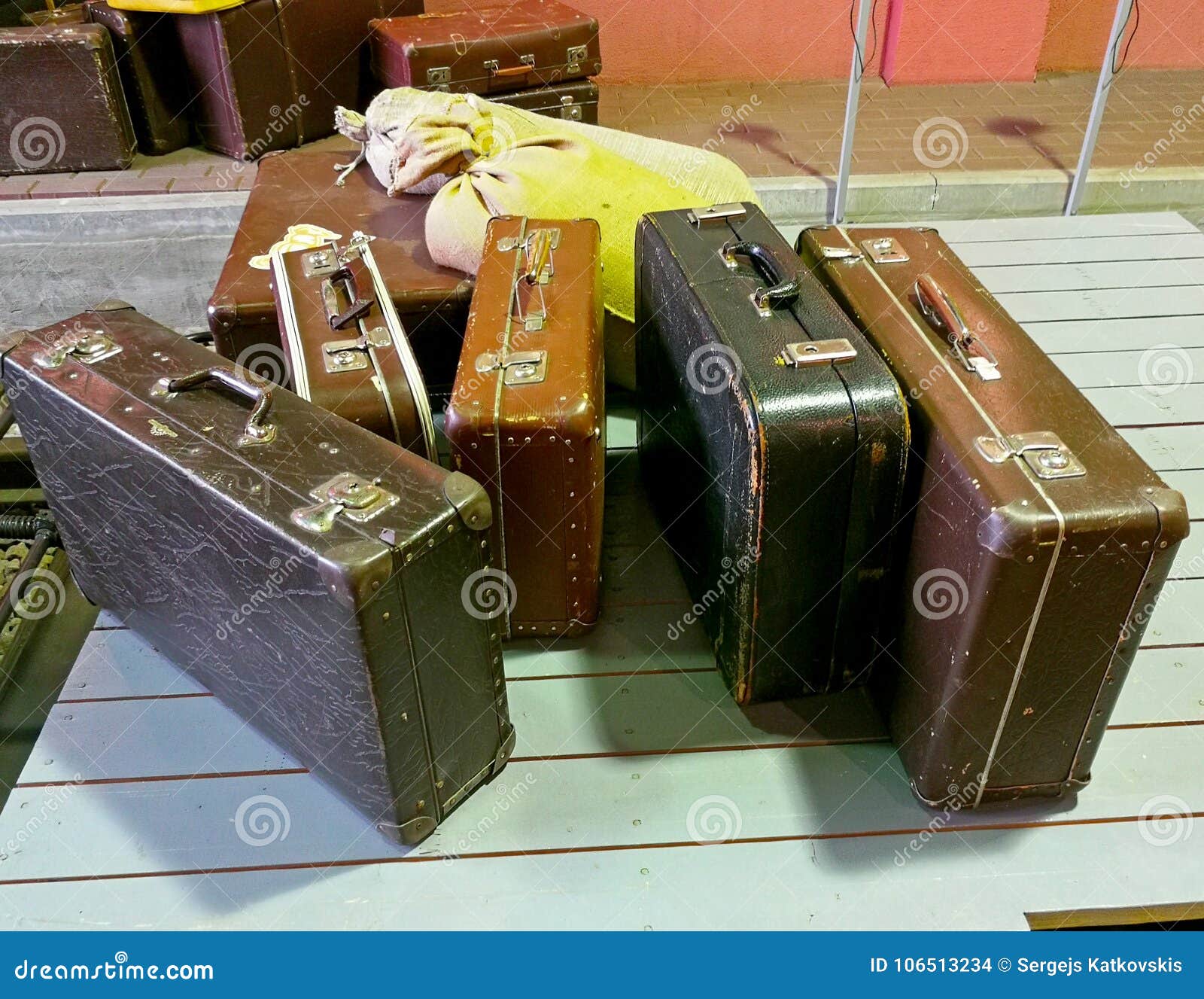 Old bag stock photo. Image of baggage, suitcase, antique - 106513234