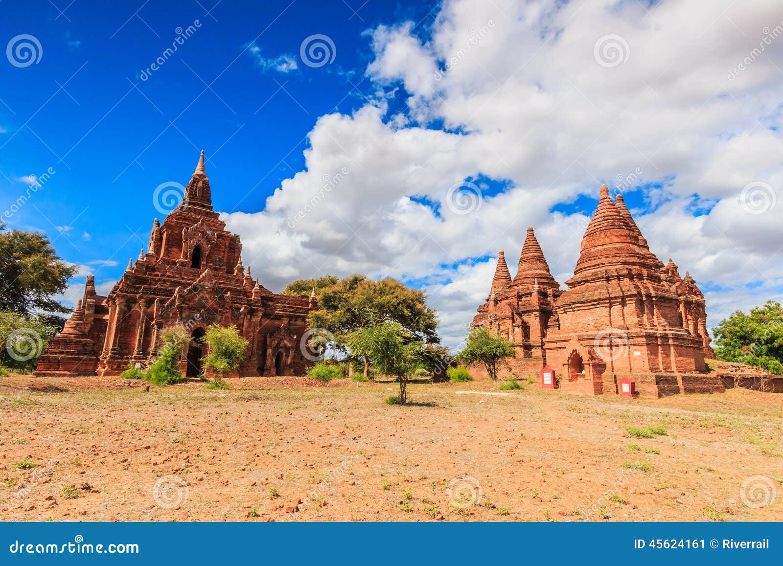Old Bagan in Bagan-Nyaung U, Myanmar Stock Image - Image of asia ...
