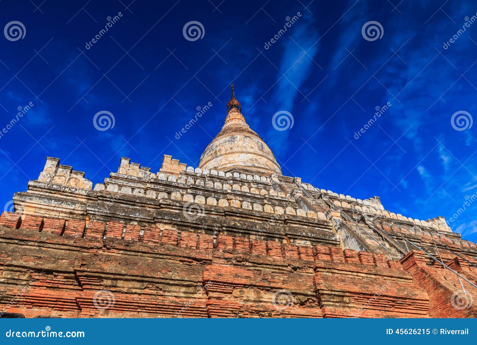 Old Bagan in Bagan-Nyaung U, Myanmar Stock Image - Image of pagoda ...