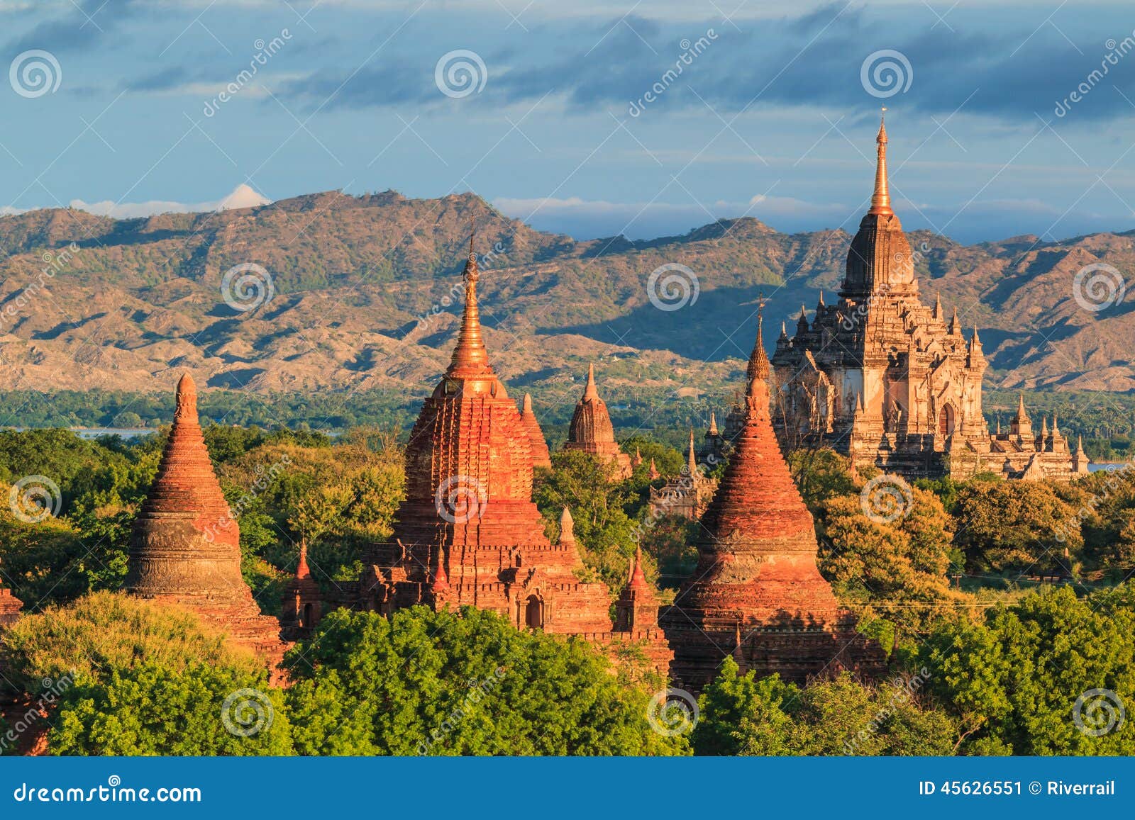 Old Bagan in Bagan-Nyaung U, Myanmar Stock Image - Image of nyaung ...