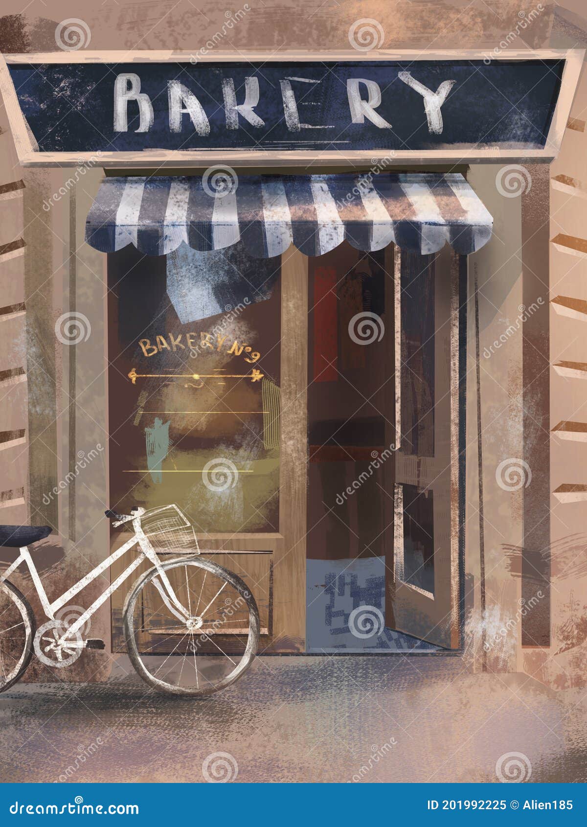 Vintage Bakery Storefront