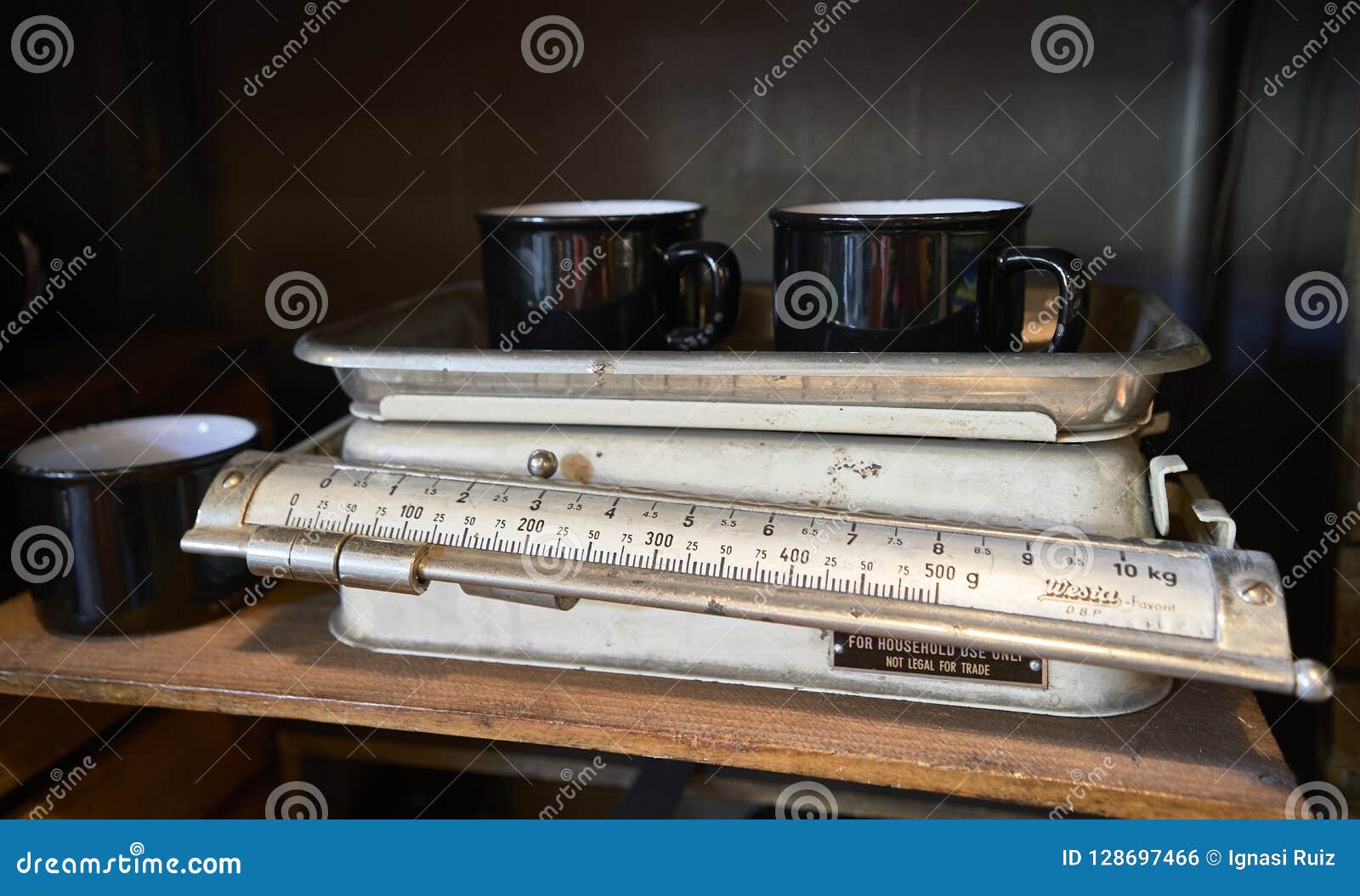 Old balance in a pharmacy. stock photo. Image of banking - 128697466