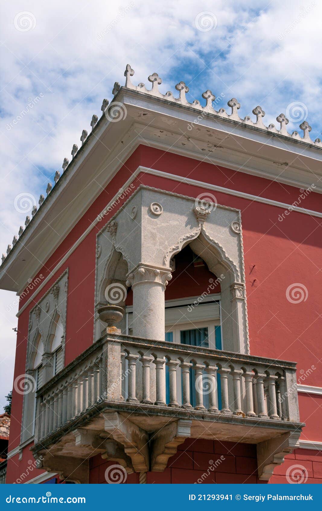 Old balcony stock image. Image of architecture, background - 21293941