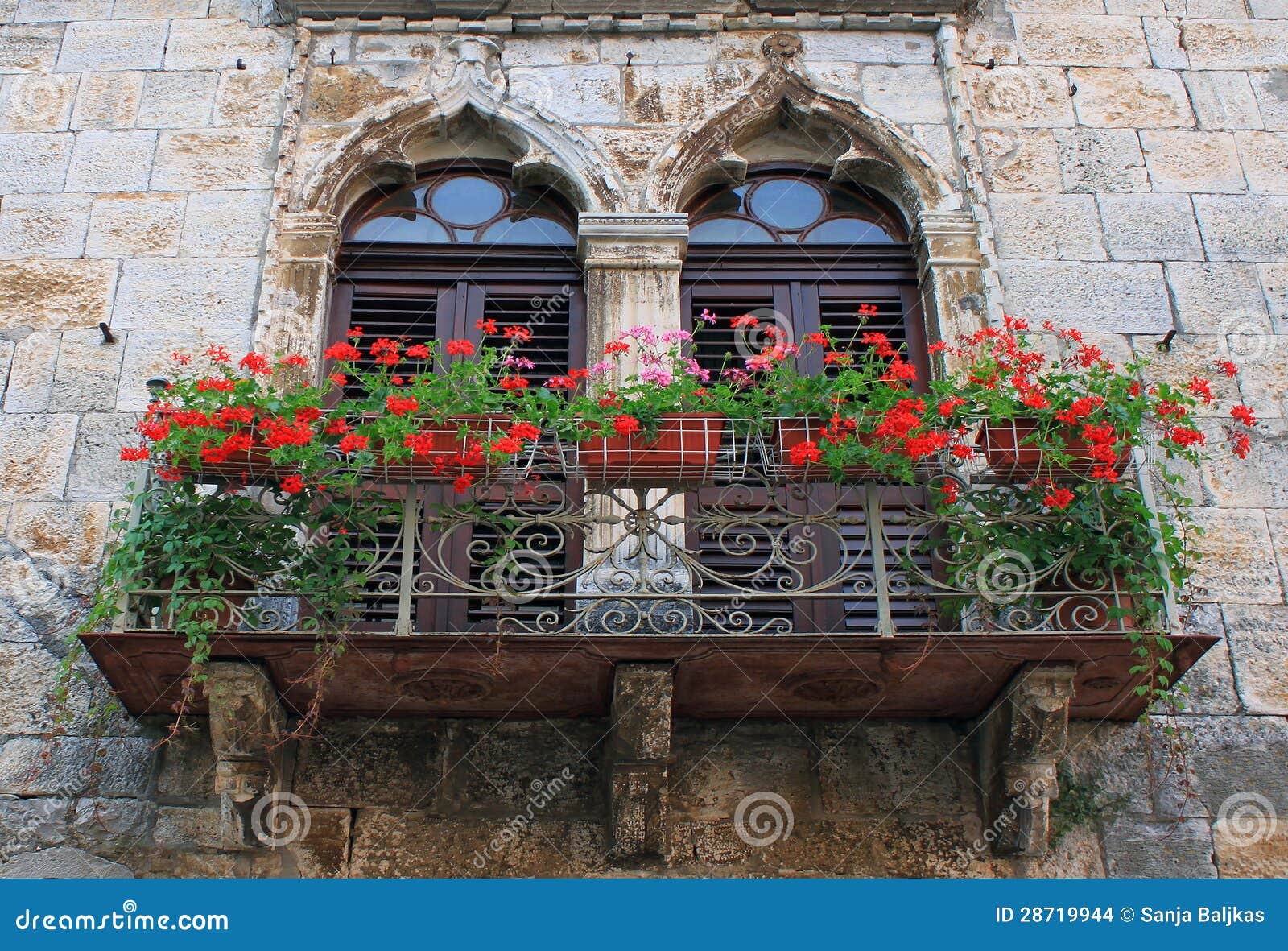 Old balcony stock photo. Image of tourism, travellers - 28719944