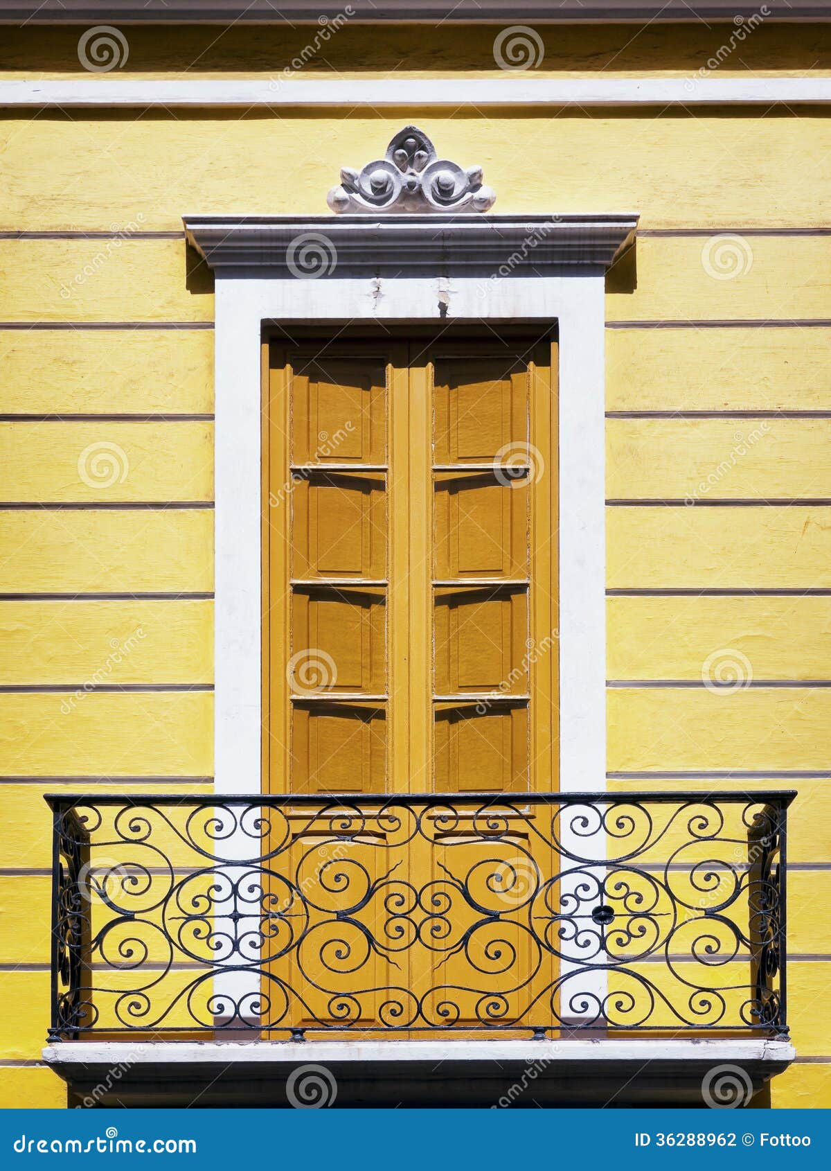 Old balcony stock photo. Image of exterior, architecture - 36288962