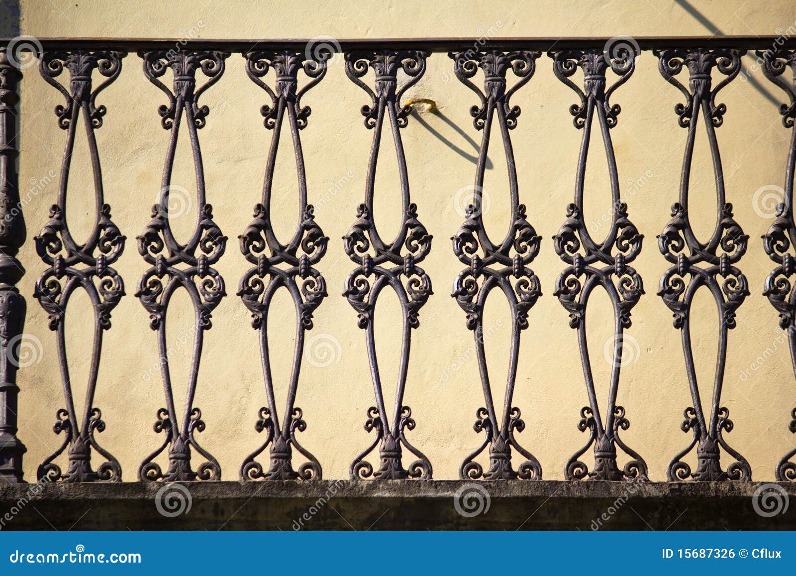 Old Balustrade stock photo. Image of italy, element, parapet - 15687326