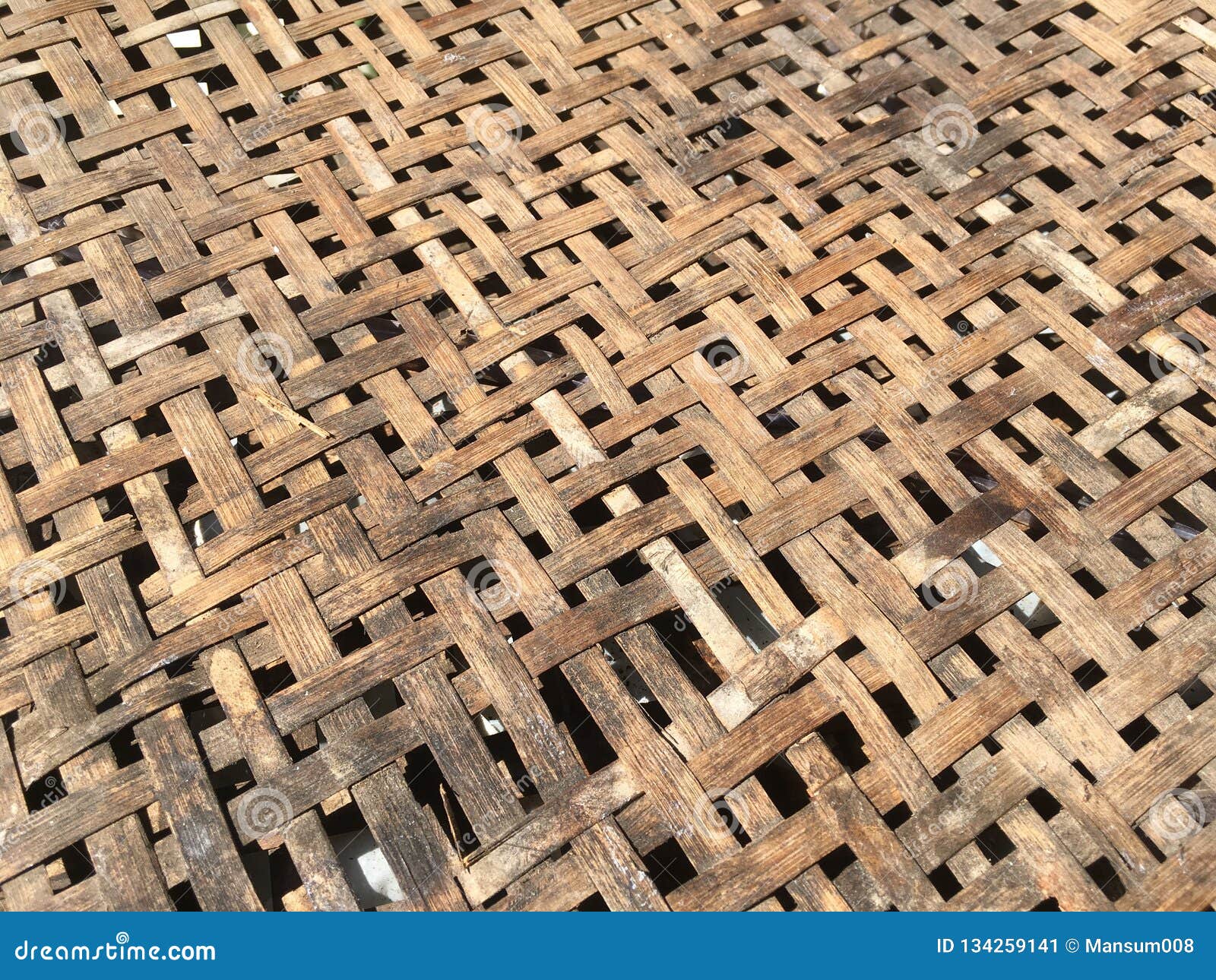 Old bamboo basket texture stock image. Image of texture - 134259141