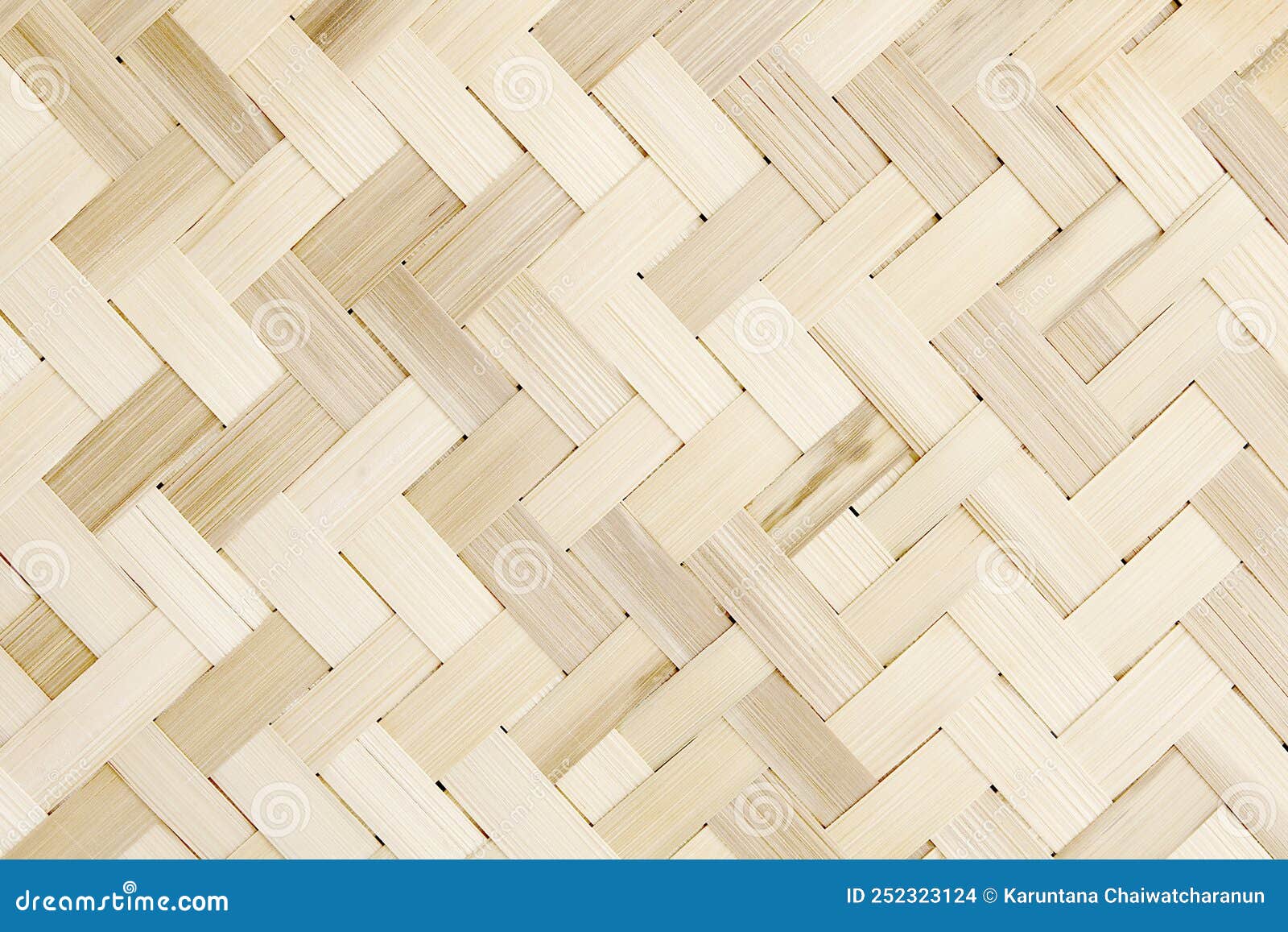 Old Bamboo Weave Texture Background, Pattern of Woven Rattan Mat in ...