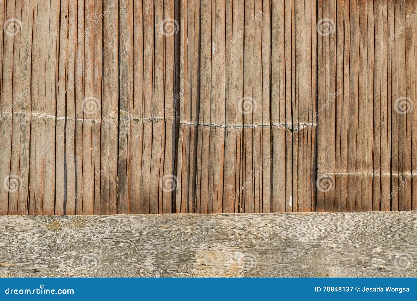Old Bamboo weave walls stock image. Image of traditional - 70848137
