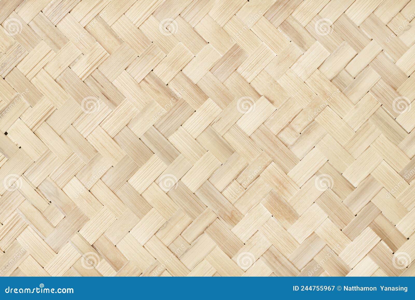Old Bamboo Weaving Pattern, Woven Rattan Mat Texture for Background and ...