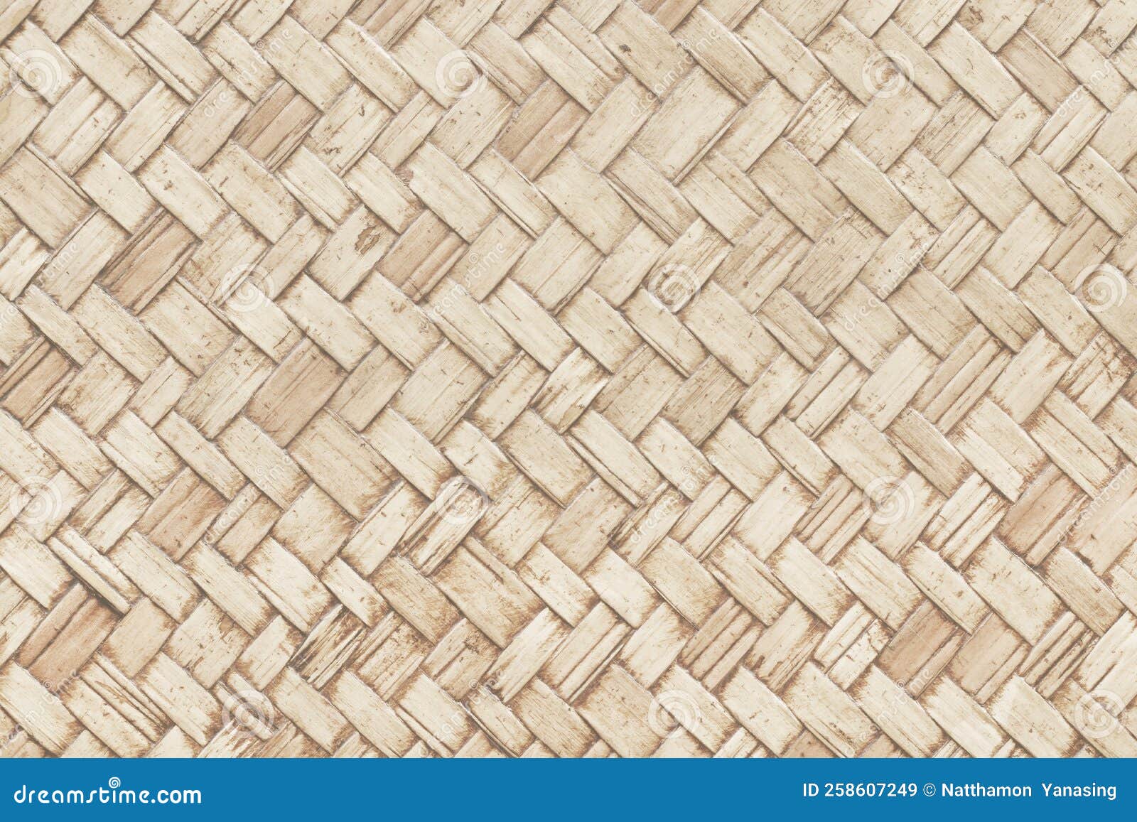 Old Bamboo Weaving Pattern, Woven Rattan Mat Texture for Background and ...