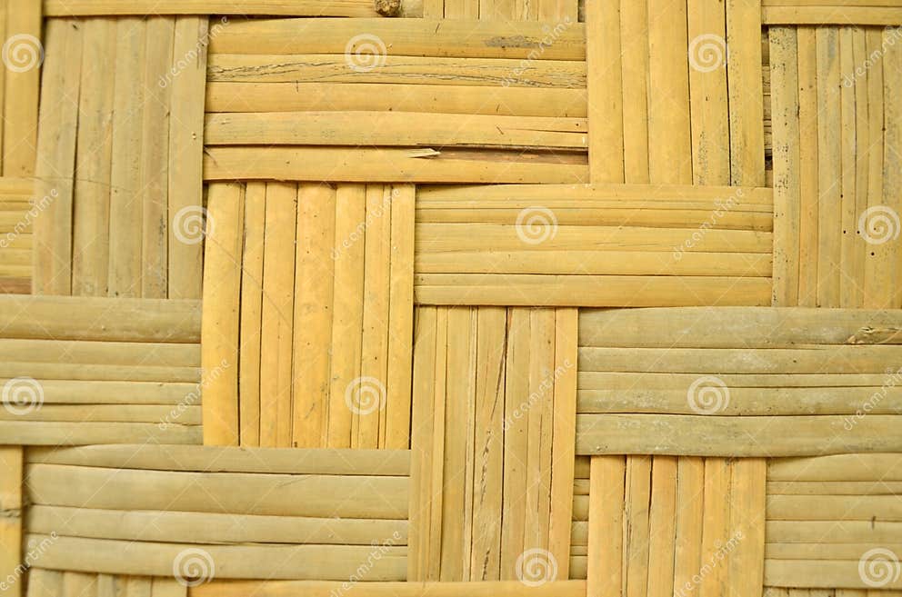 Old Bamboo Woven Texture of Wall Stock Photo - Image of textured ...
