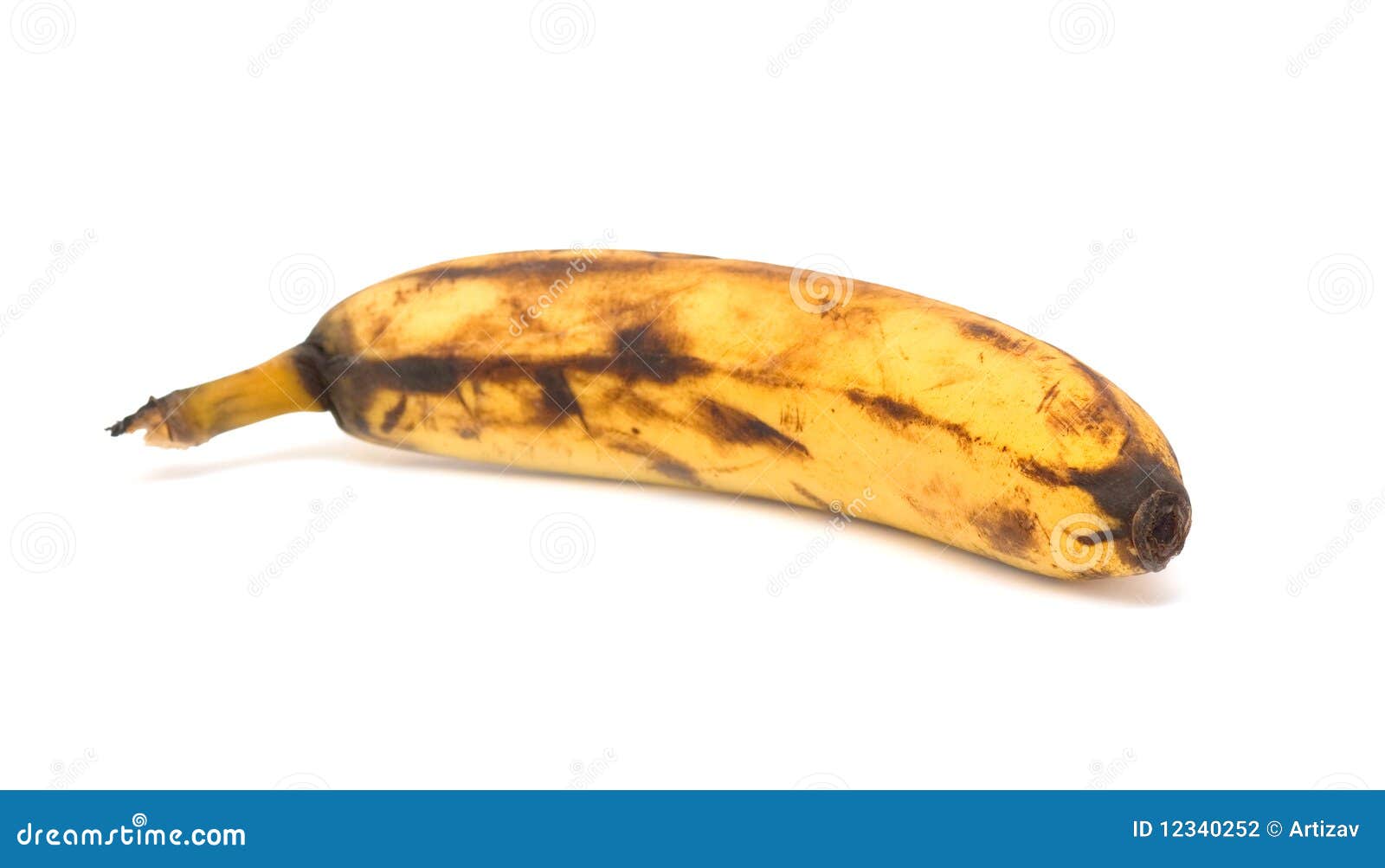 Old banana stock photo. Image of banana, black, studio - 12340252