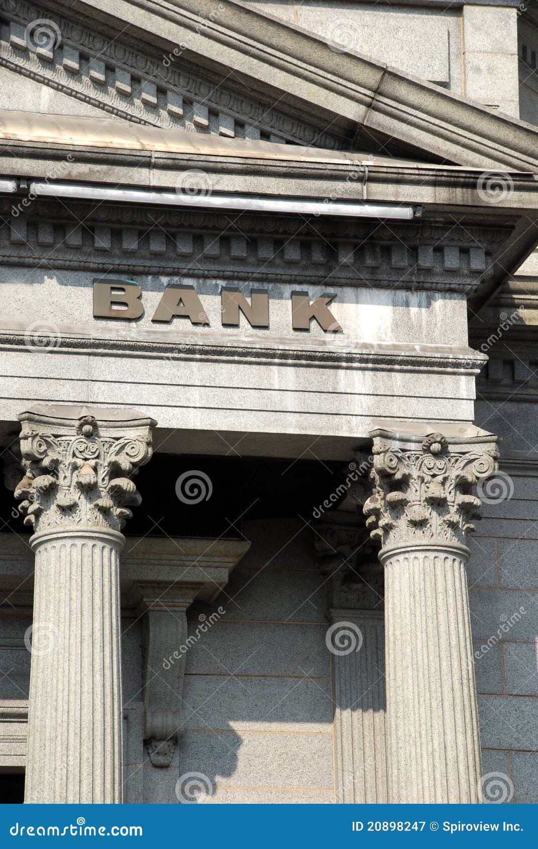 Old bank building stock image. Image of classical, historic - 20898247