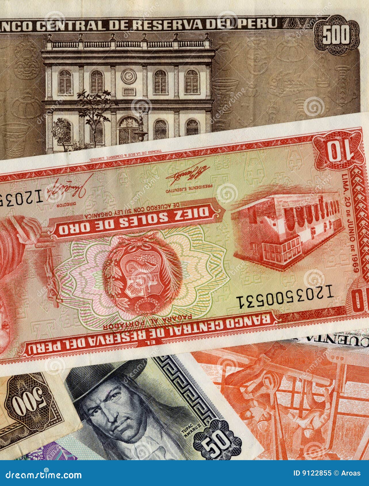 Old banknote from Peru stock image. Image of finance, commerce - 9122855