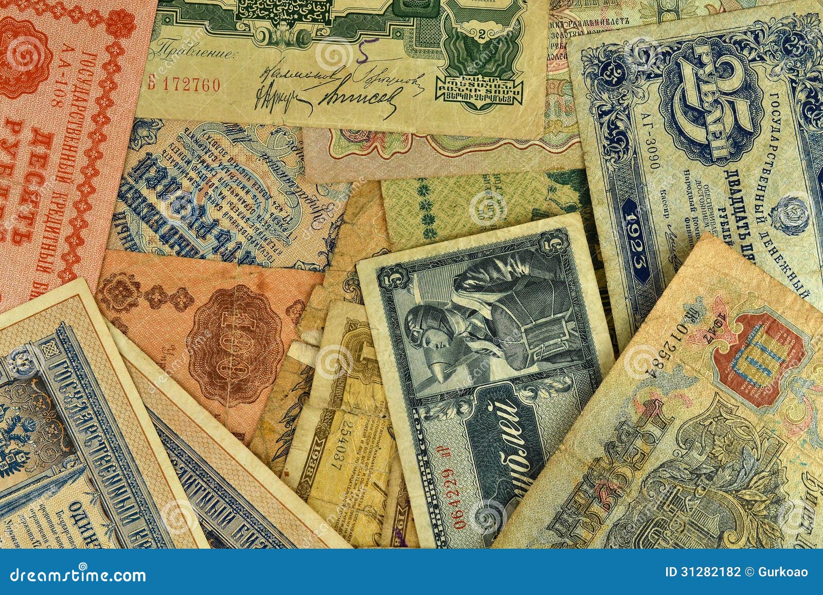 Old banknotes stock photo. Image of contemporary, mosaic - 31282182