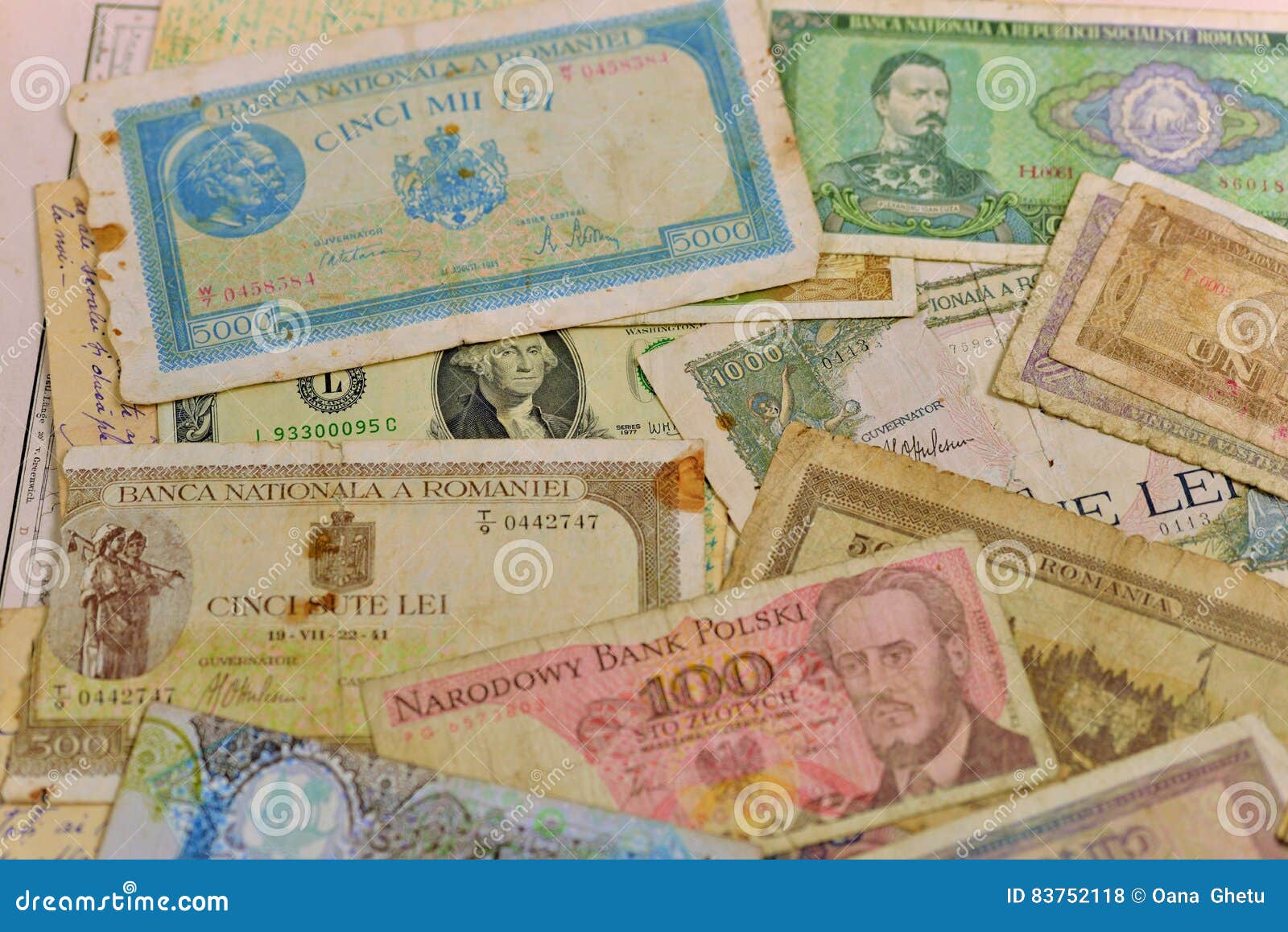 Old banknotes stock photo. Image of euro, collection - 83752118