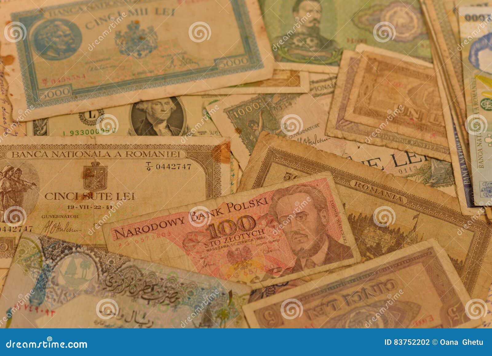 Old banknotes stock photo. Image of banknote, exchange - 83752202