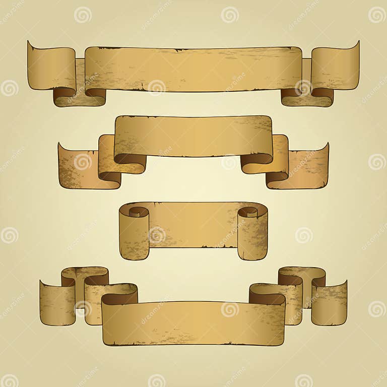 Old Banners stock vector. Illustration of element, design - 10037976