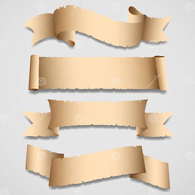 Old banners stock vector. Illustration of insignia, ancient - 22515086