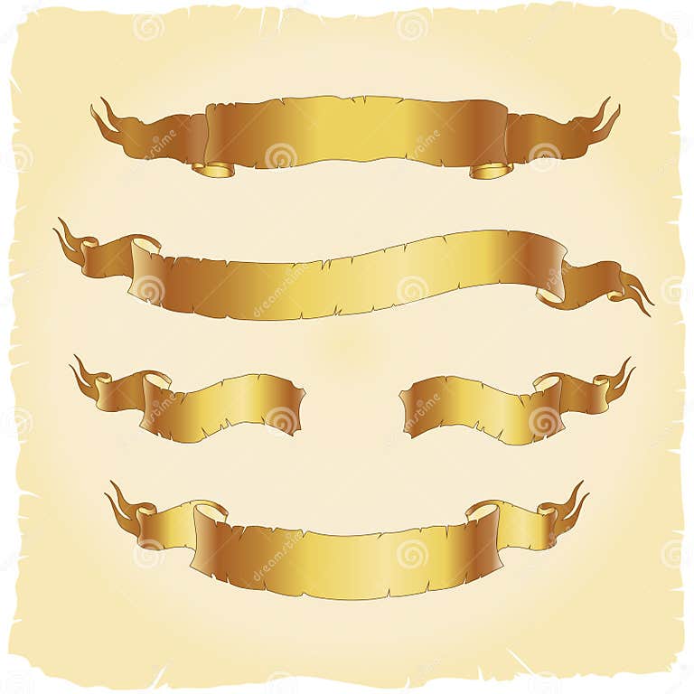 Old banners stock vector. Illustration of edges, paper - 22709034