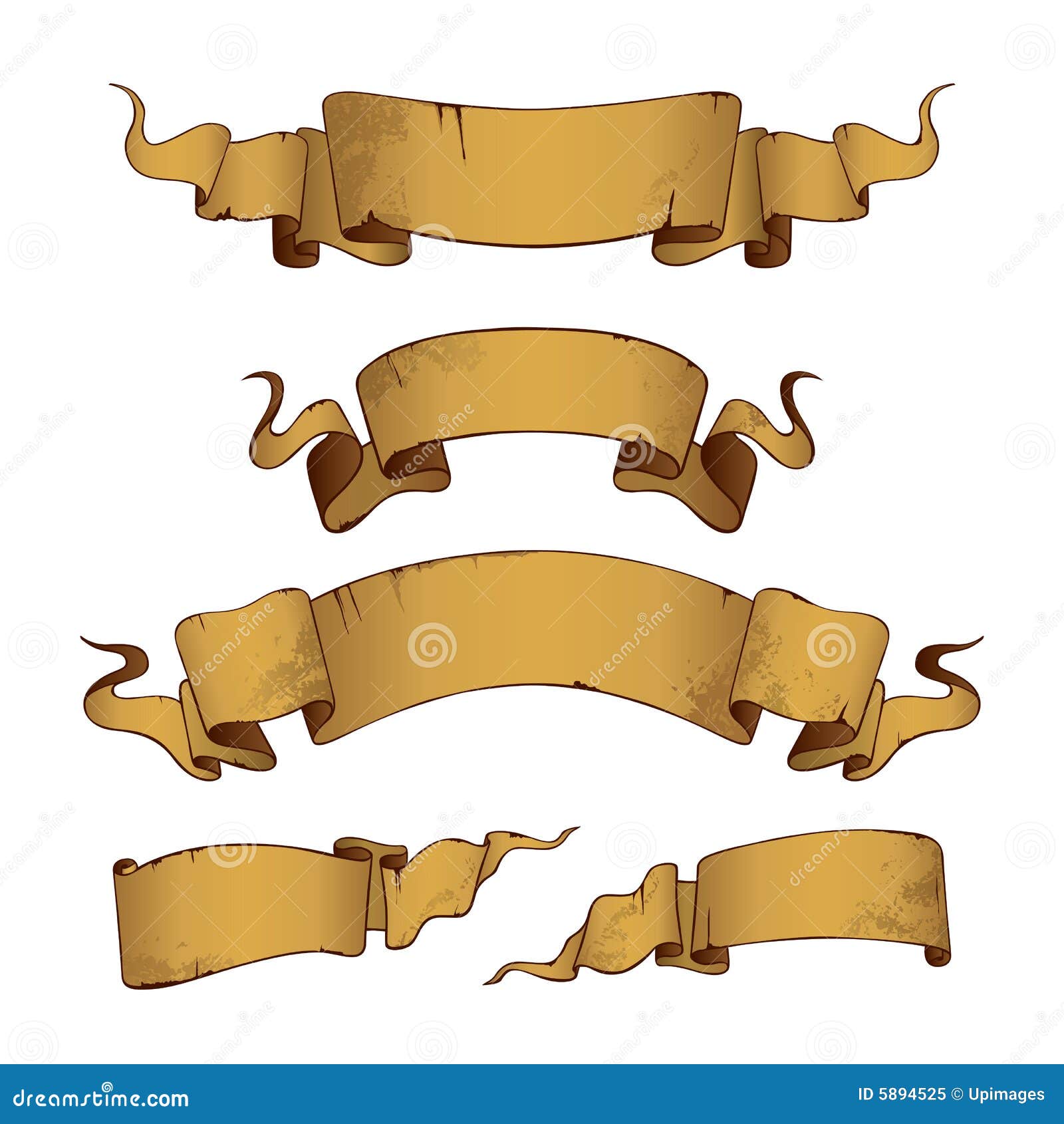 Old Banners (illustration) stock vector. Illustration of object - 5894525