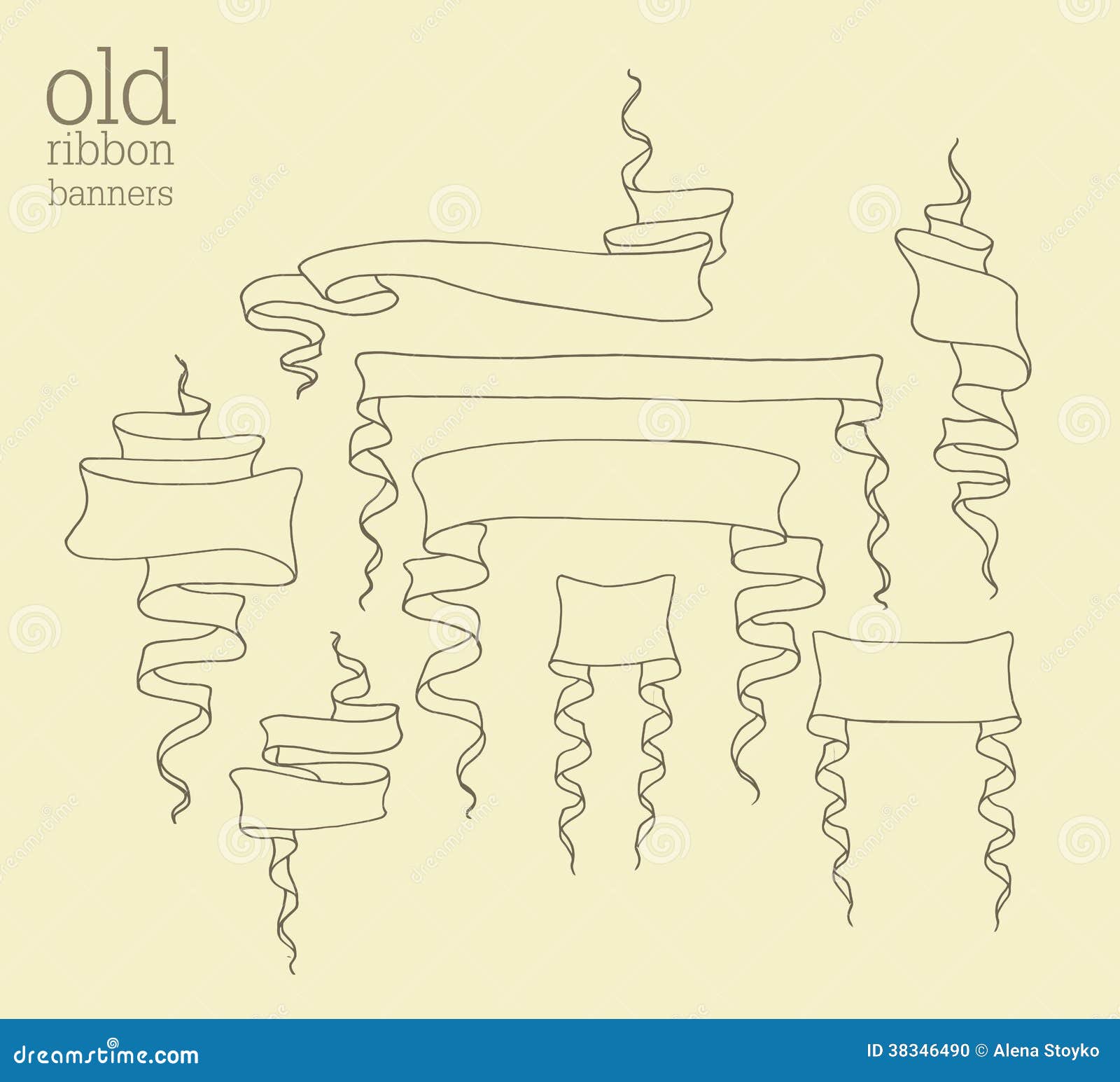 Old banners stock vector. Illustration of background - 38346490