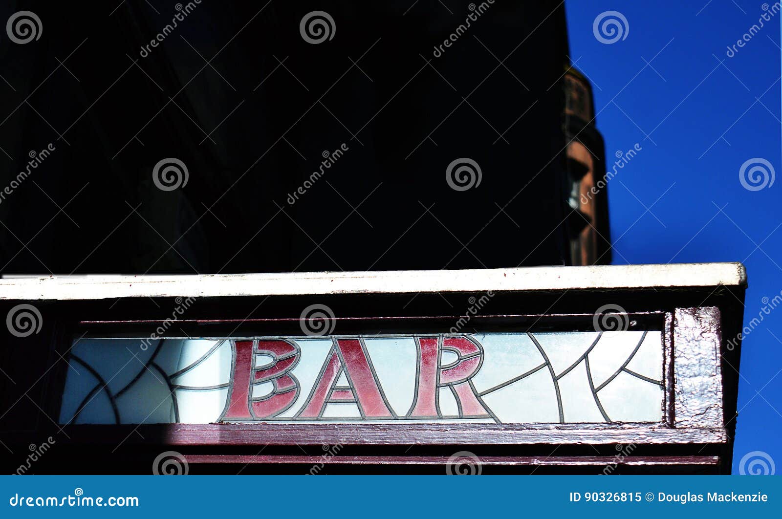 Old Bar Sign, Dundee, Scotland Stock Image - Image of alcohol, licensed ...