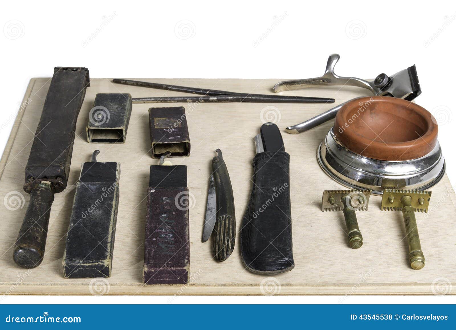 Old Barber Tools stock photo. Image of tools, decoration - 43545538