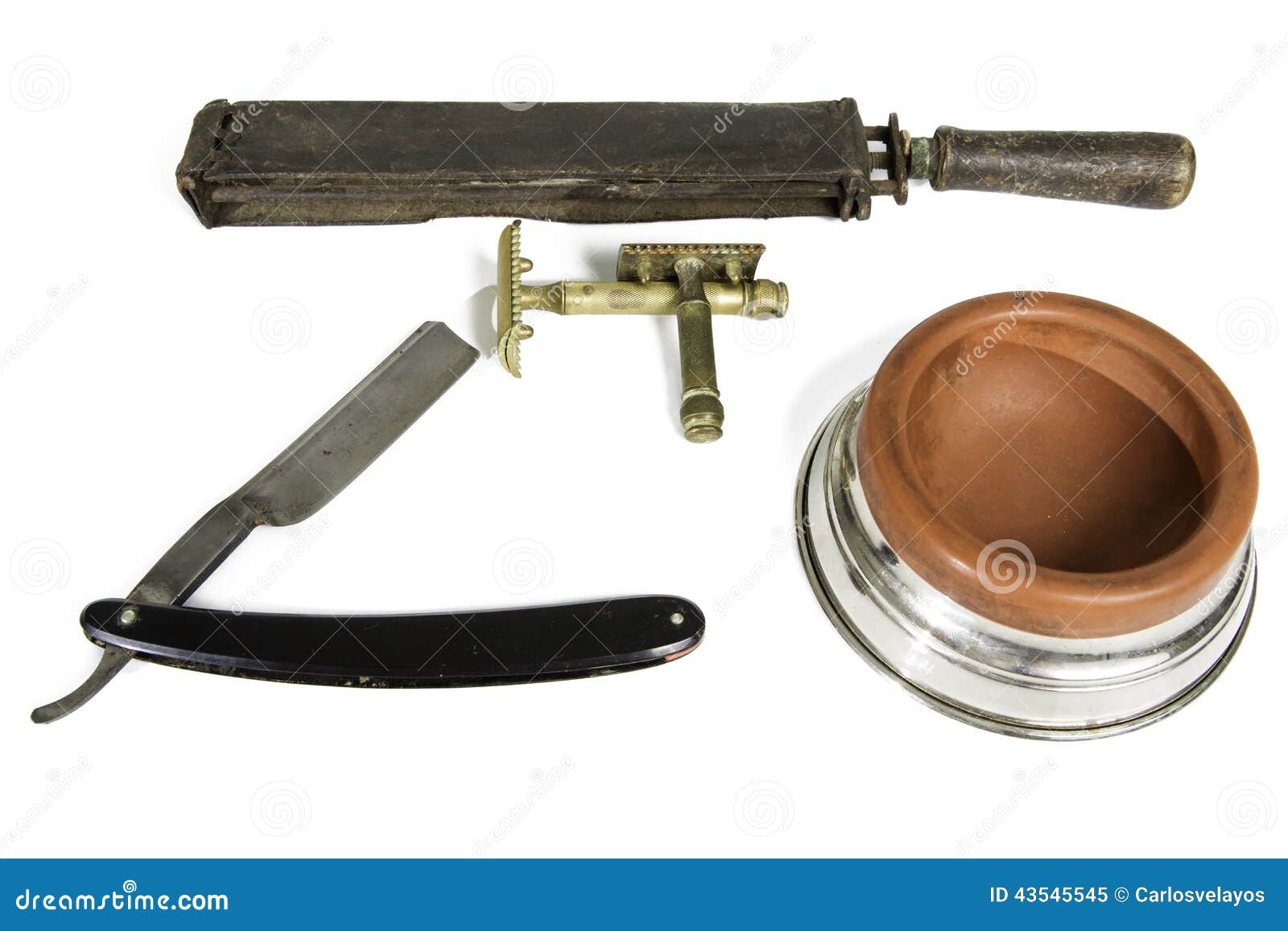Old Barber Tools stock image. Image of handle, handmade - 43545545