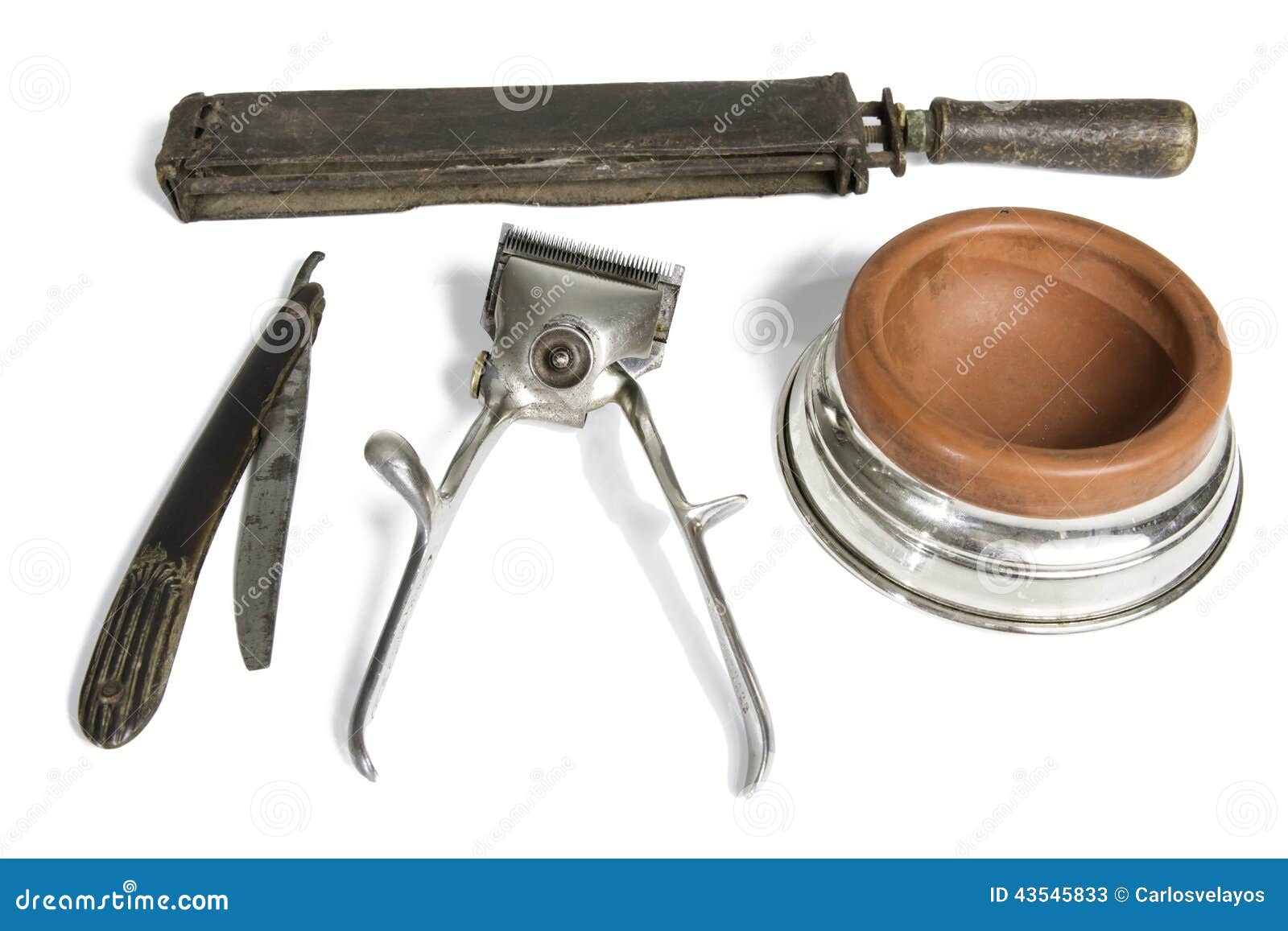 Old Barber Tools stock image. Image of decoration, equipment - 43545833