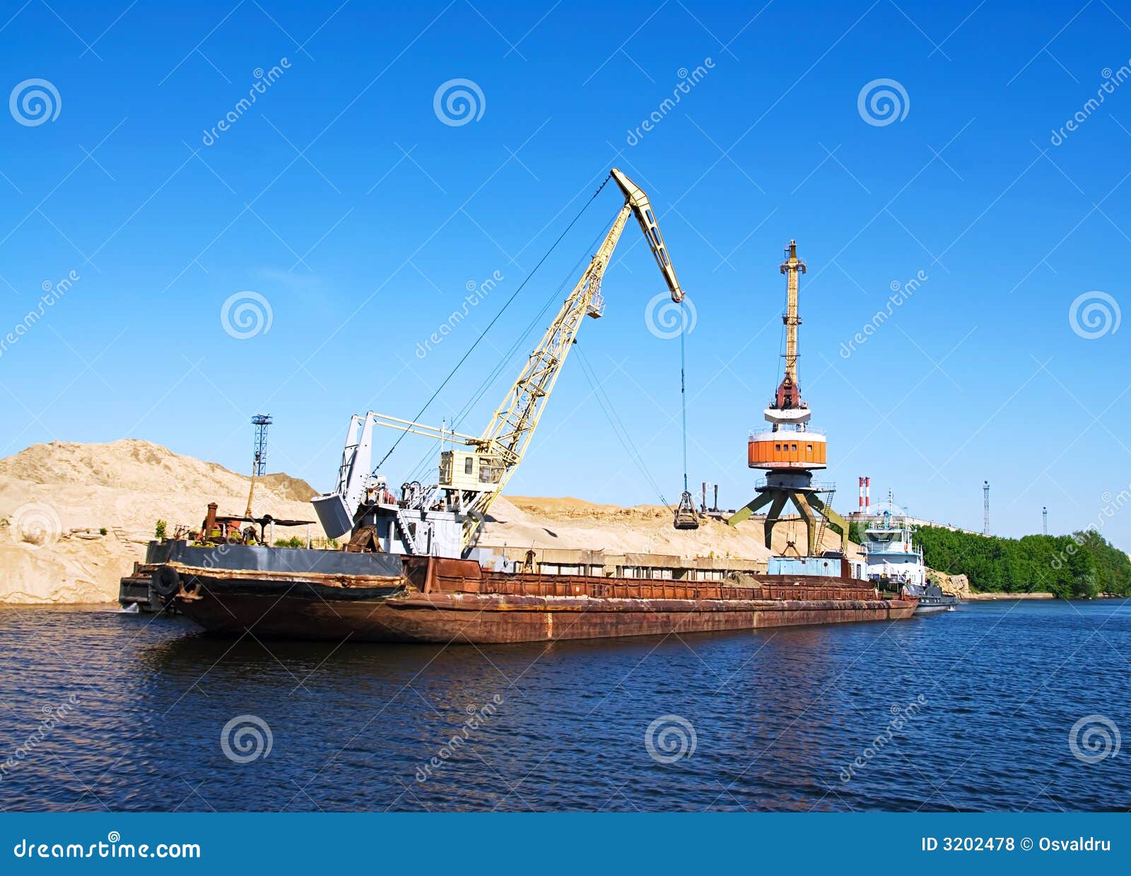 Old barge stock photo. Image of floodgates, container - 3202478