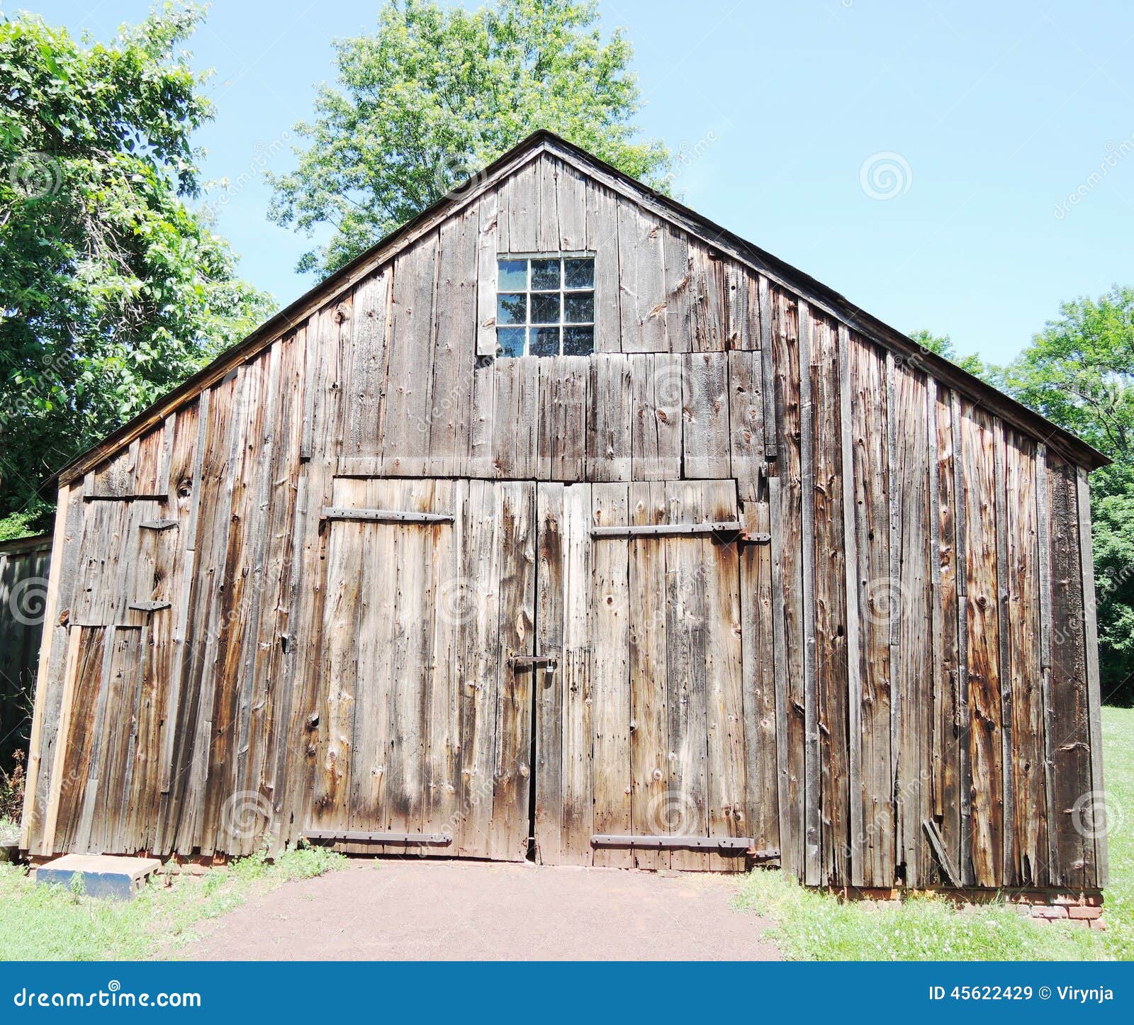 Old barn stock image. Image of clouds, homestead, granary - 45622429
