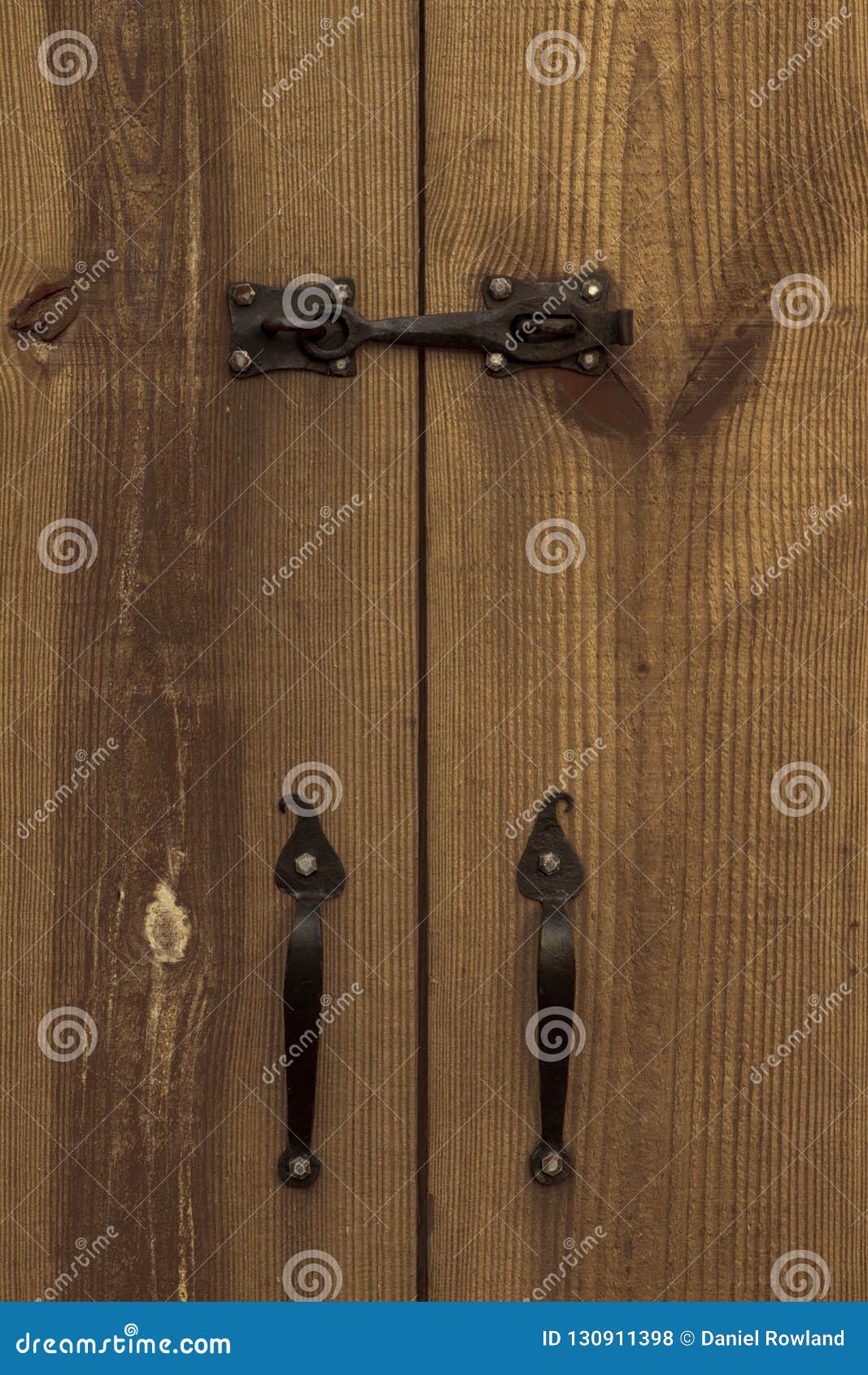 Old Barn Door with Latch stock photo. Image of retro - 130911398