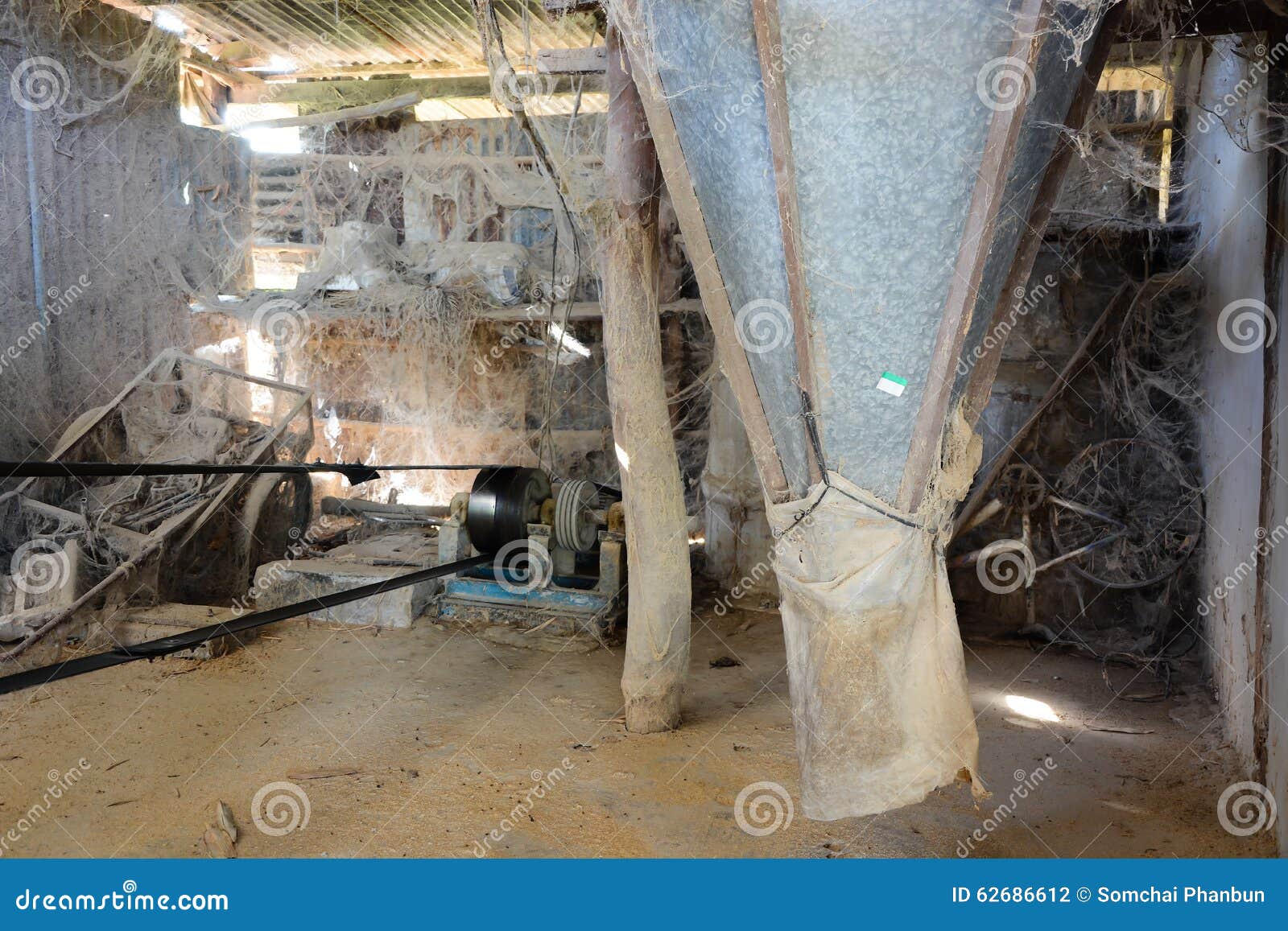 Old Barn with a Lot of Tools and Equipment Stock Photo - Image of ...