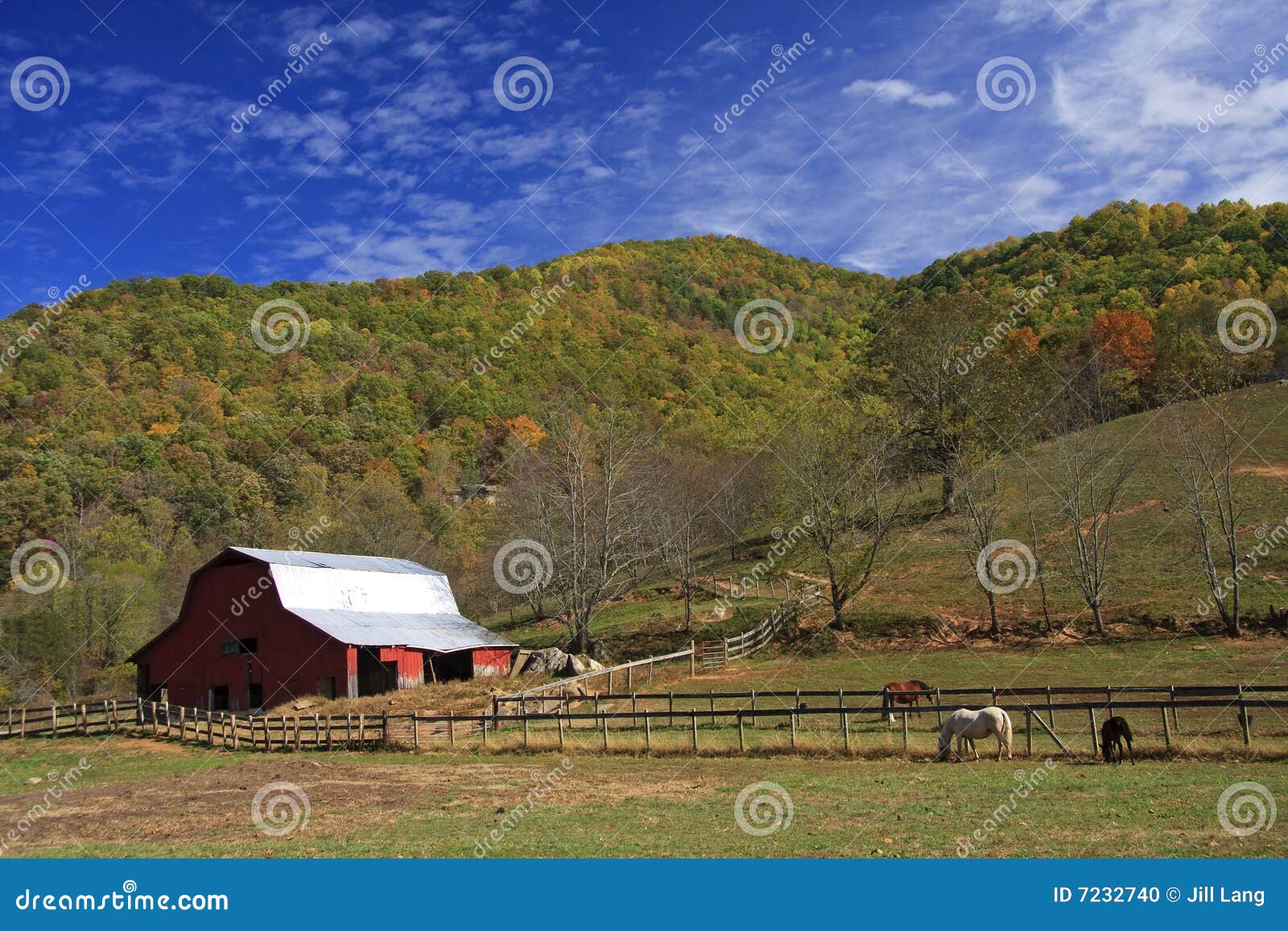 Old Barn in the Mountains stock photo. Image of outside - 7232740