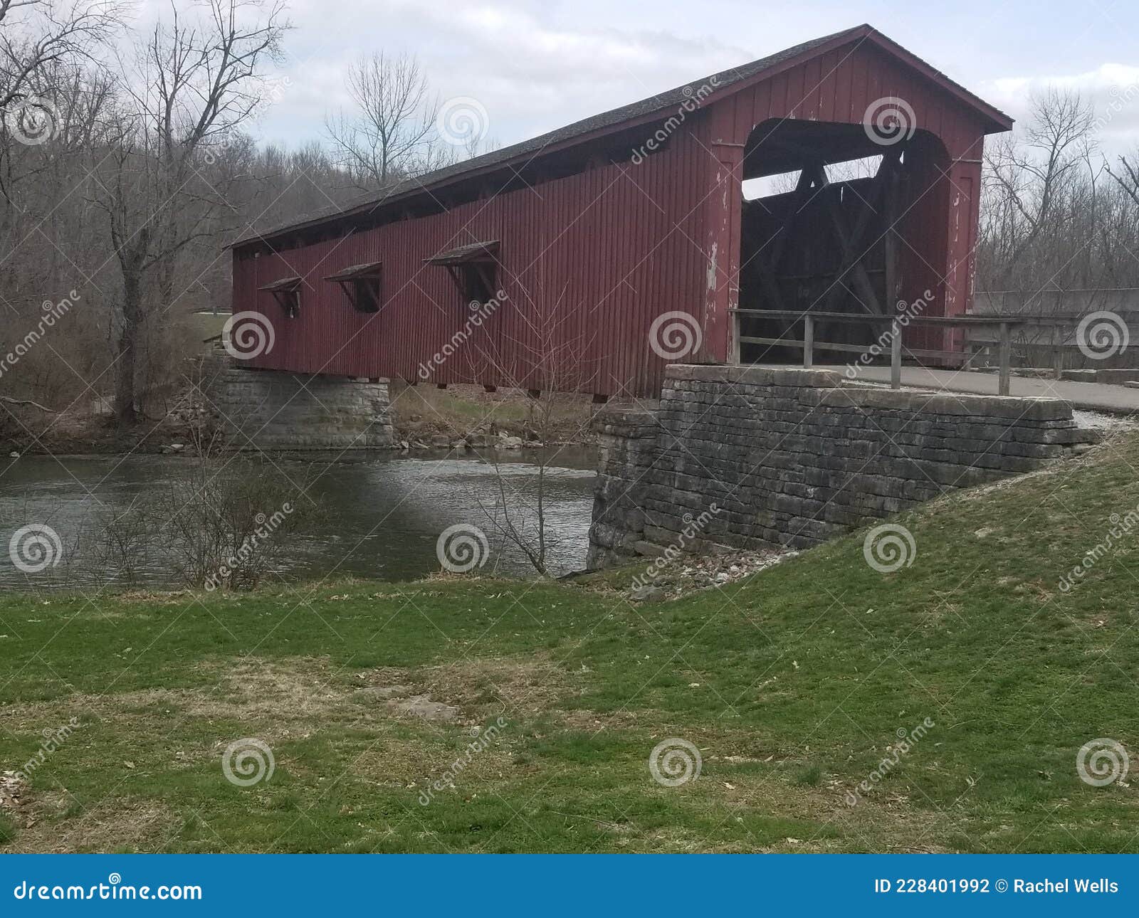 Old barn over water stock photo. Image of rustic, barn - 228401992