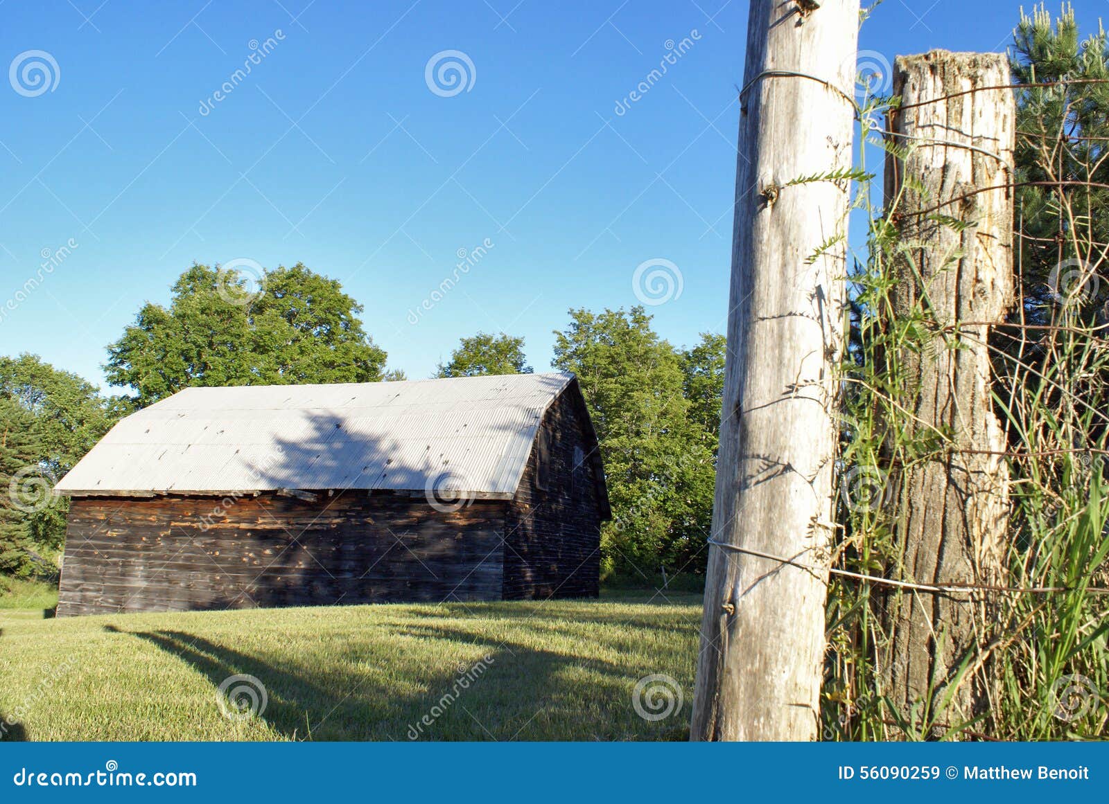 Old Barn stock image. Image of evening, ranch, metal - 56090259