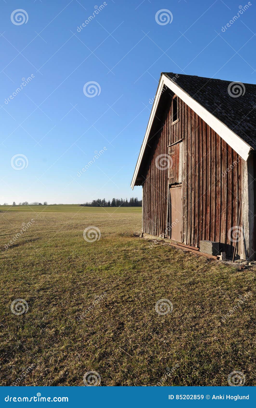 Old barn in spring stock image. Image of worn, scenery - 85202859