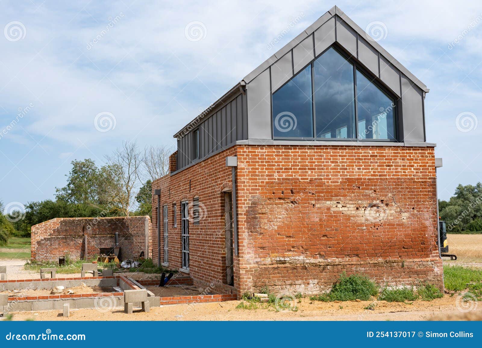 An Old Barn and Stables that are in the Middle of Getting Converted ...