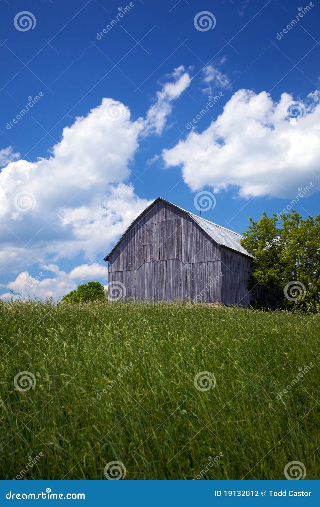 Old Barn with Sunny Back Round Stock Photo - Image of field, grey: 19132012