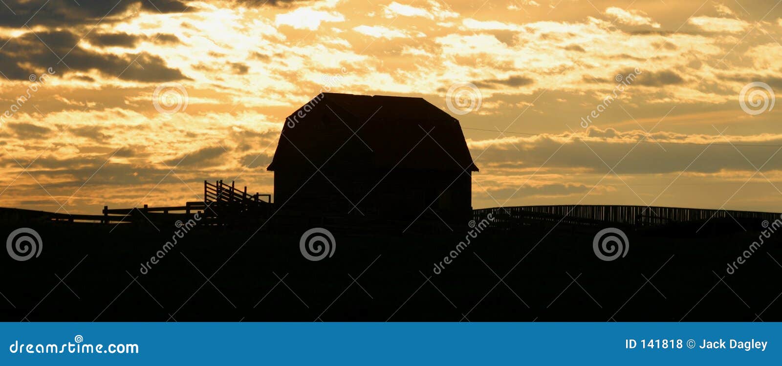 Old barn at sunrise stock photo. Image of rural, farm, dawn - 141818