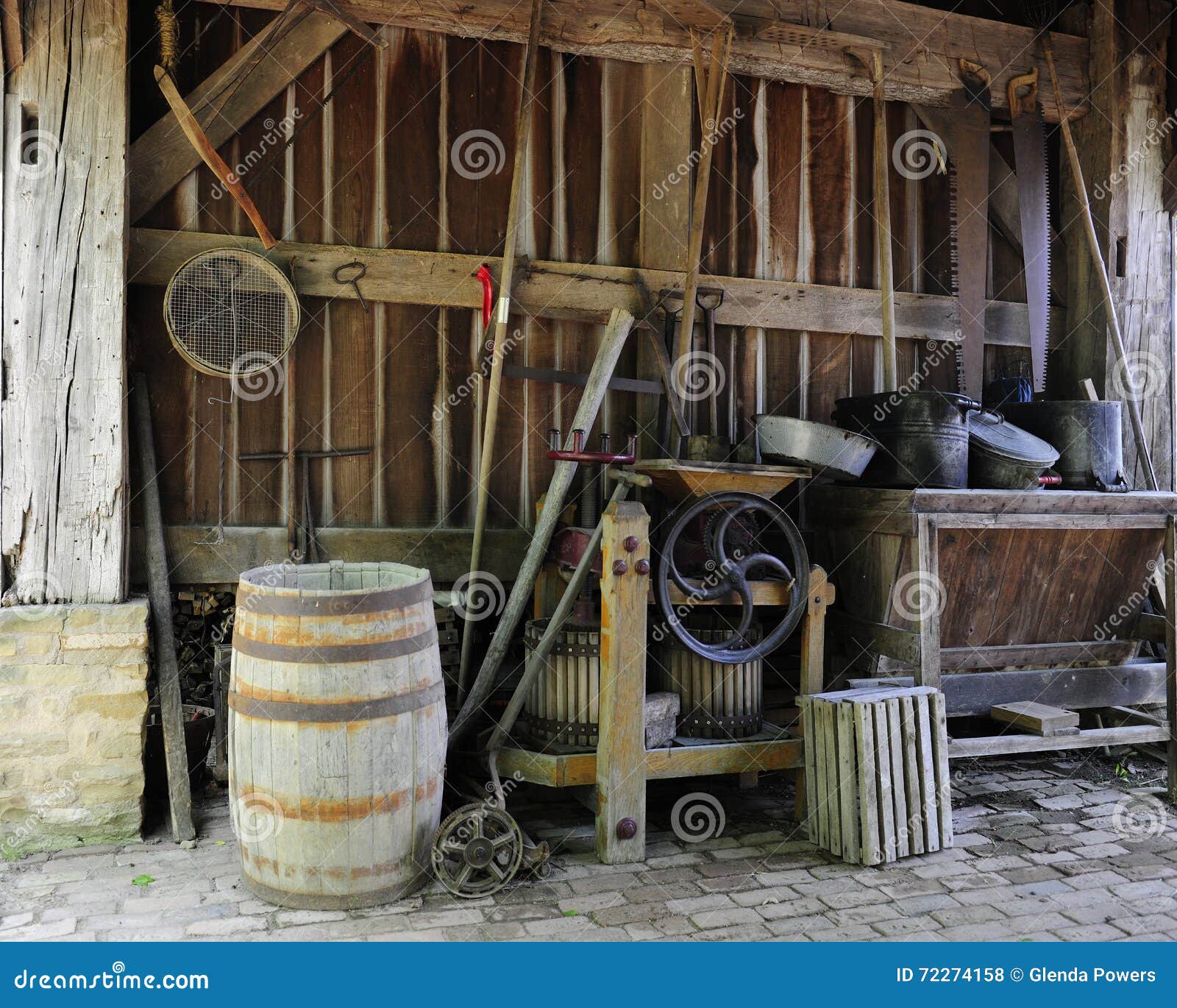 Old Tools Wheels Barn Stock Photos - Free & Royalty-Free Stock Photos ...