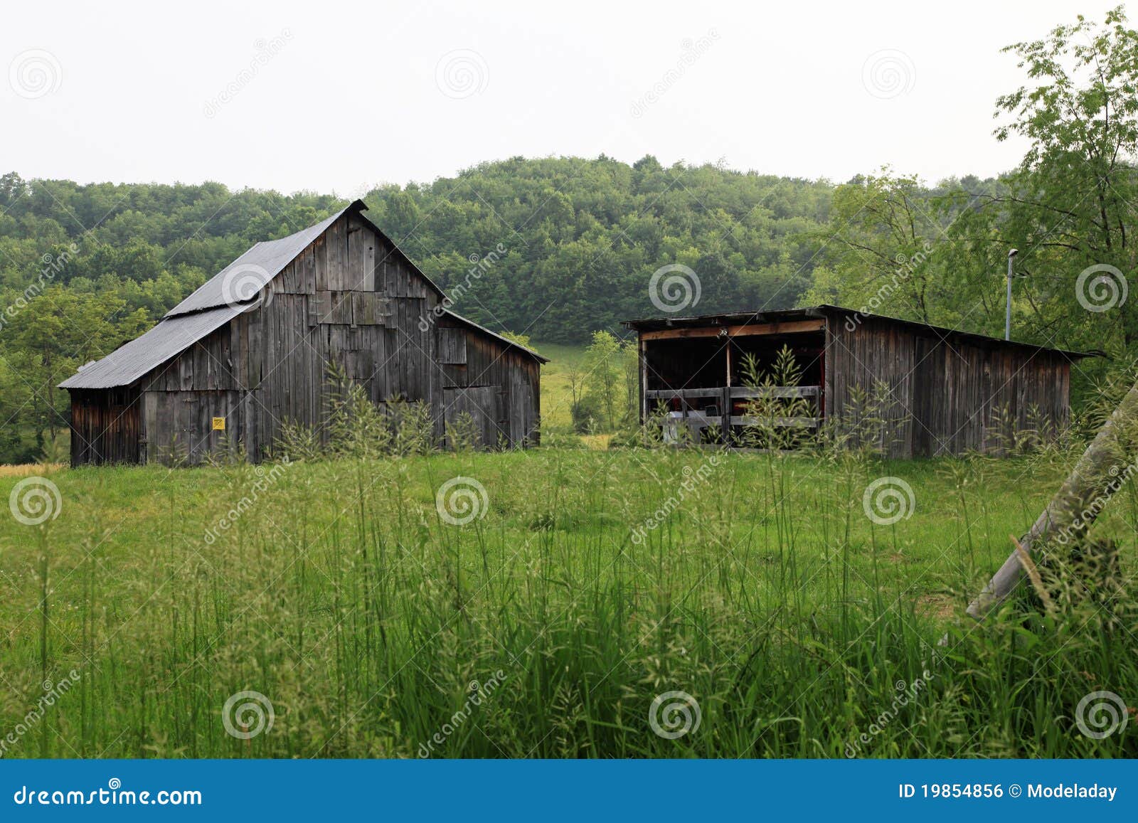 Old barns stock photo. Image of west, barns, farm, virginia - 19854856