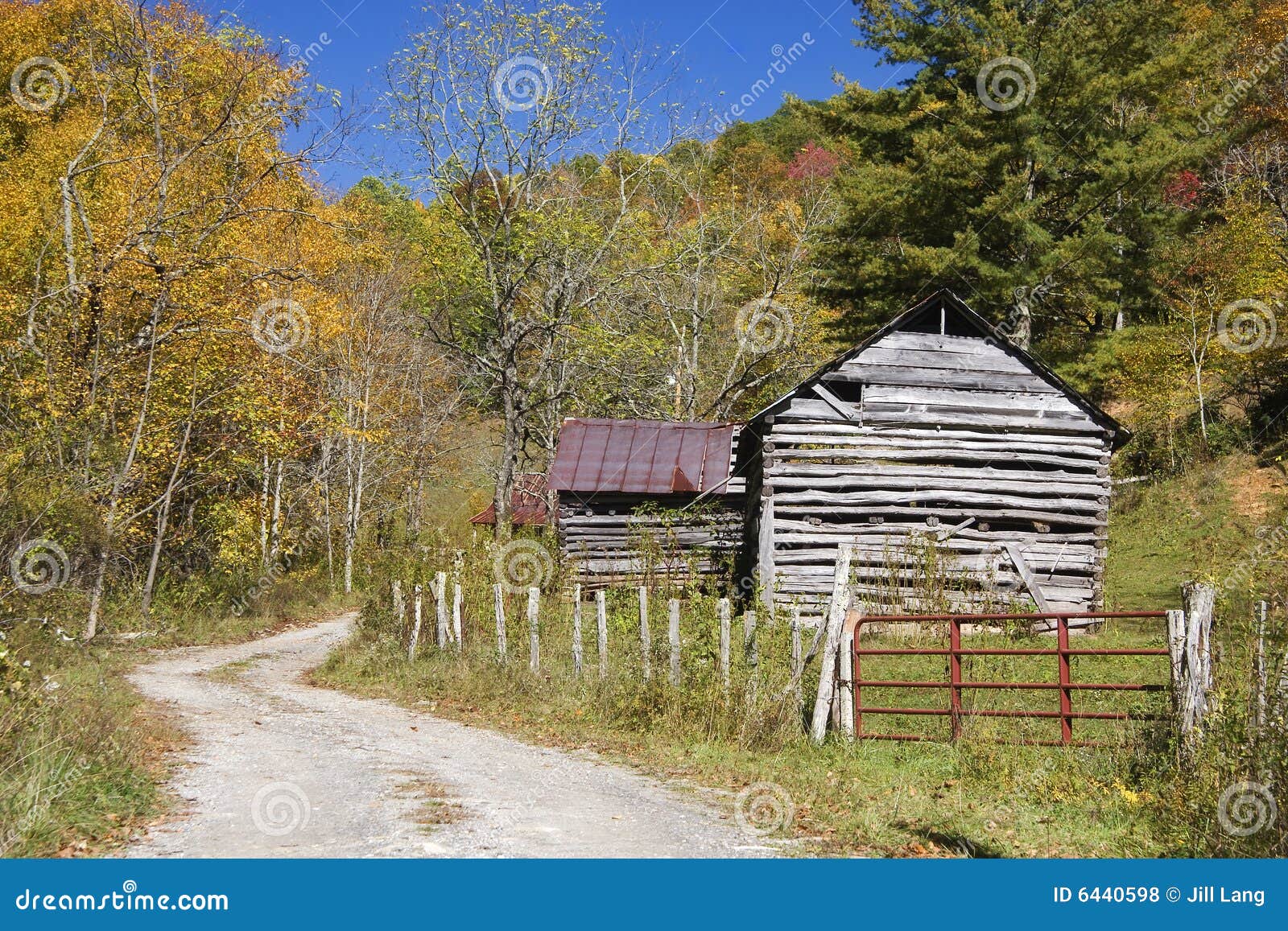 Old Barns stock photo. Image of yore, fence, barn, antique - 6440598