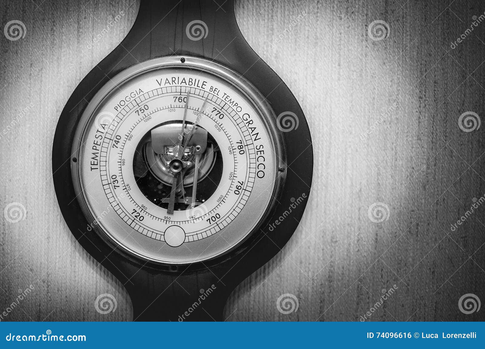 Old barometer stock photo. Image of shape, lancets, barometer - 74096616