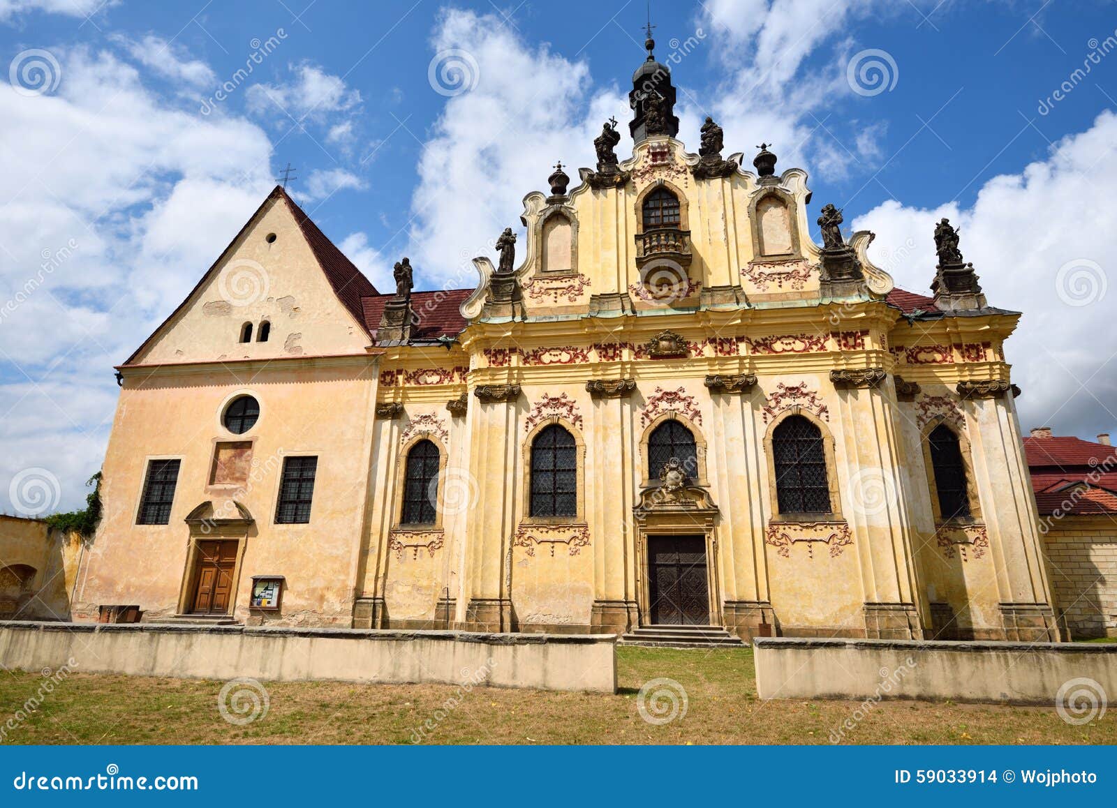 Old baroque monastery stock photo. Image of building - 59033914