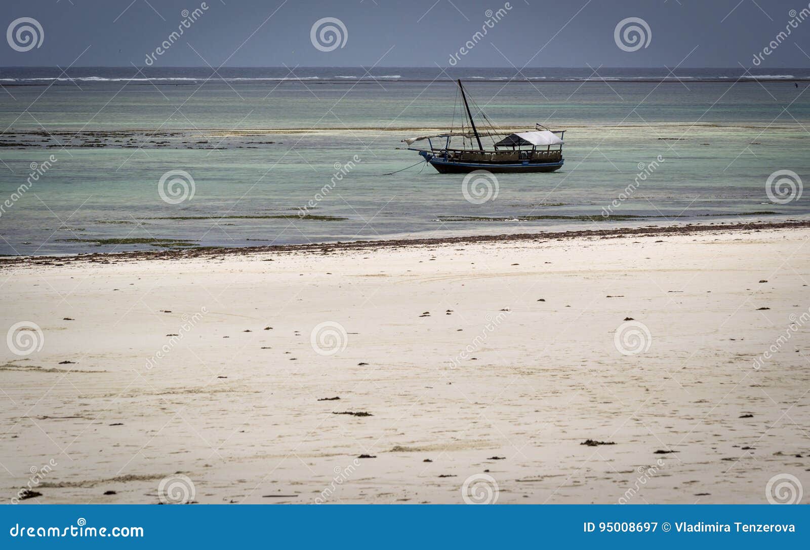 Old Barque Moored at an African Beach Stock Image - Image of tourism ...