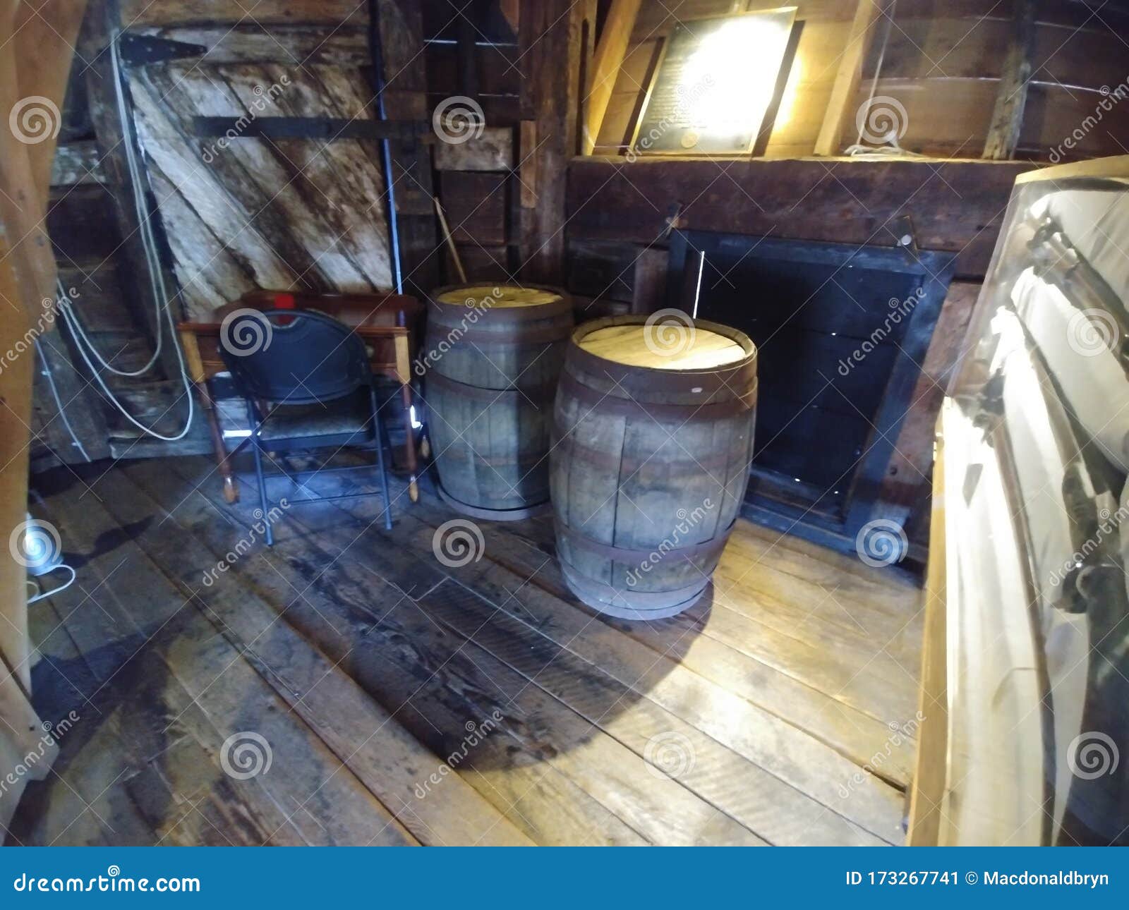 Old barrels full of rum? stock image. Image of full - 173267741