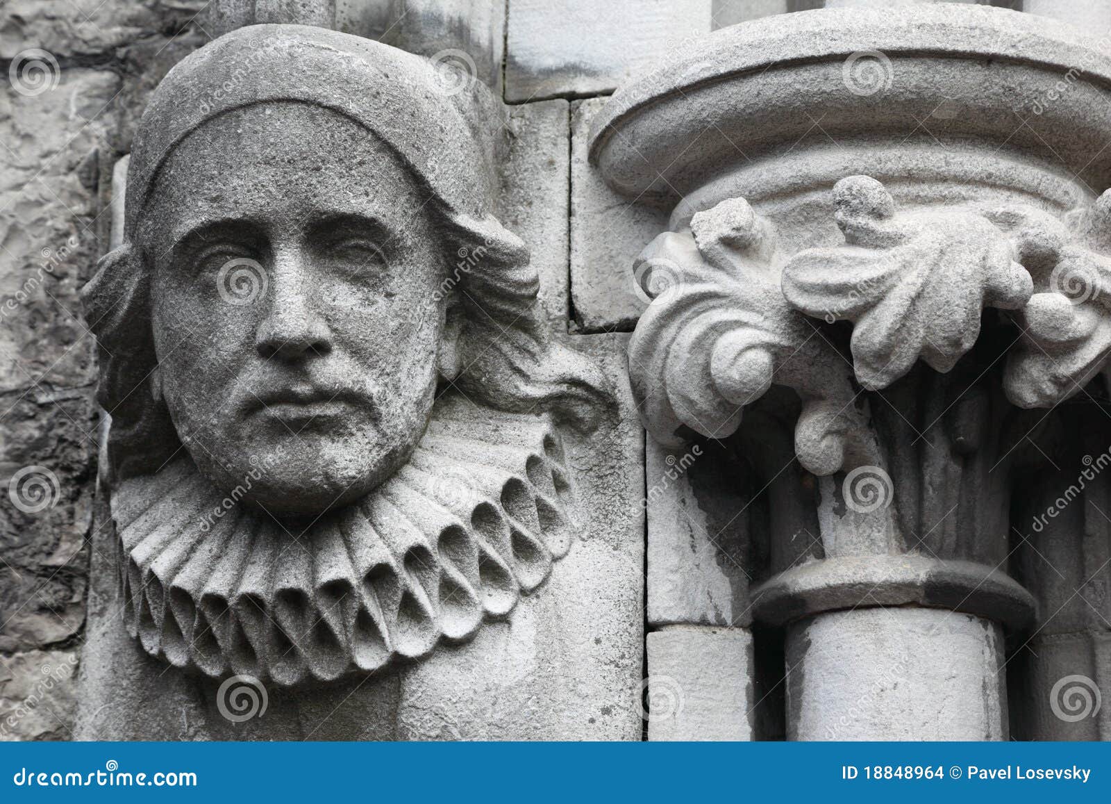 Old Bas-relief Made of Stone in Christian Church Stock Photo - Image of ...